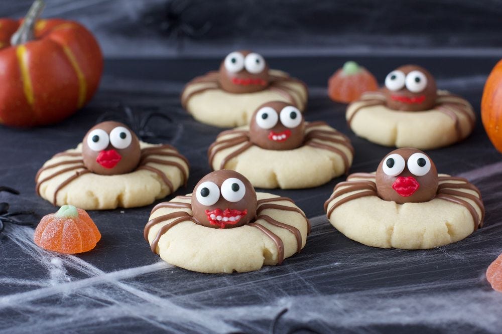 Halloweenrecept - Spindelkakor | CakeByMary | Allt om Mat