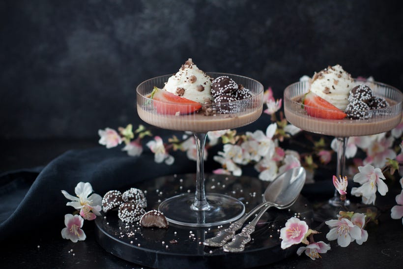 Punchpralinpannacotta – en krämig d... | CakeByMary | Allt om Mat