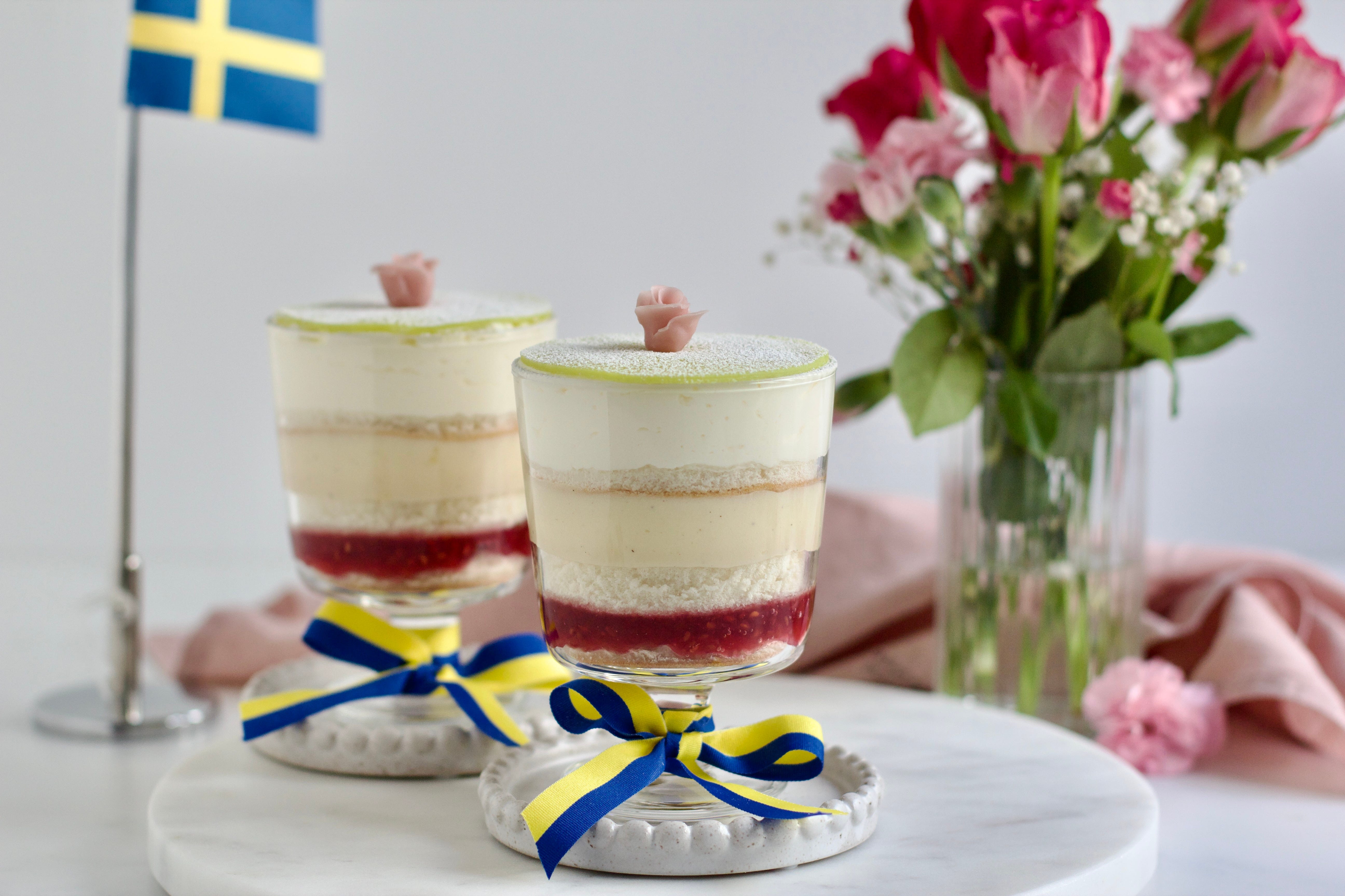Prinsesstårta i glas – en klassisk ... | CakeByMary | Allt om Mat