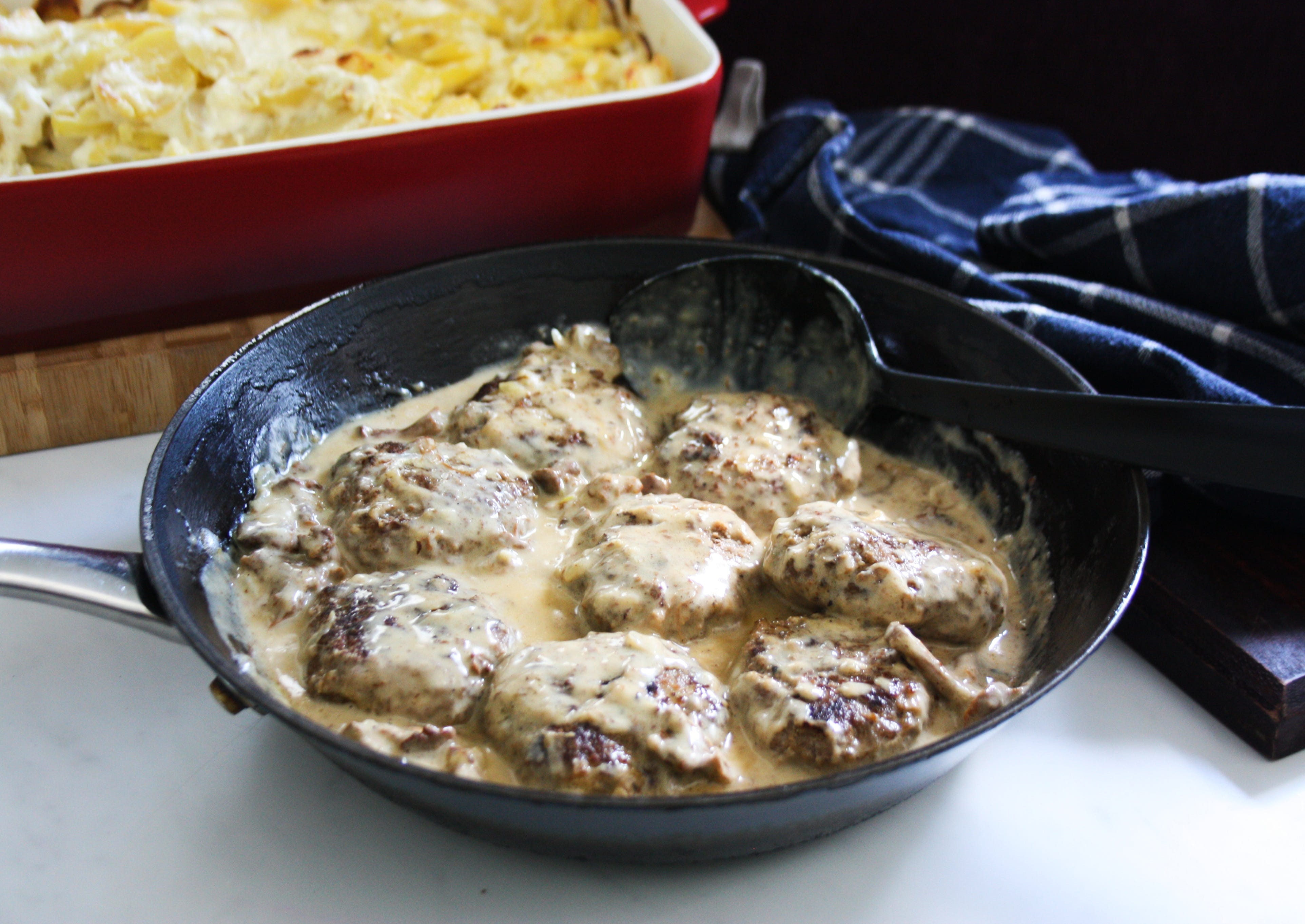 Prins Bertils pannbiff med kantar... | Madame Edith | Allt om Mat