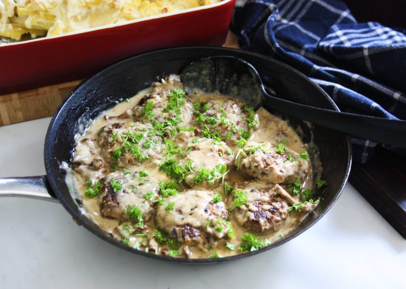 Prins Bertils pannbiff med kantar... | Madame Edith | Allt om Mat