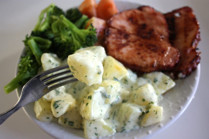 Kassler med stuvad potatis | Madame Edith | Allt om Mat