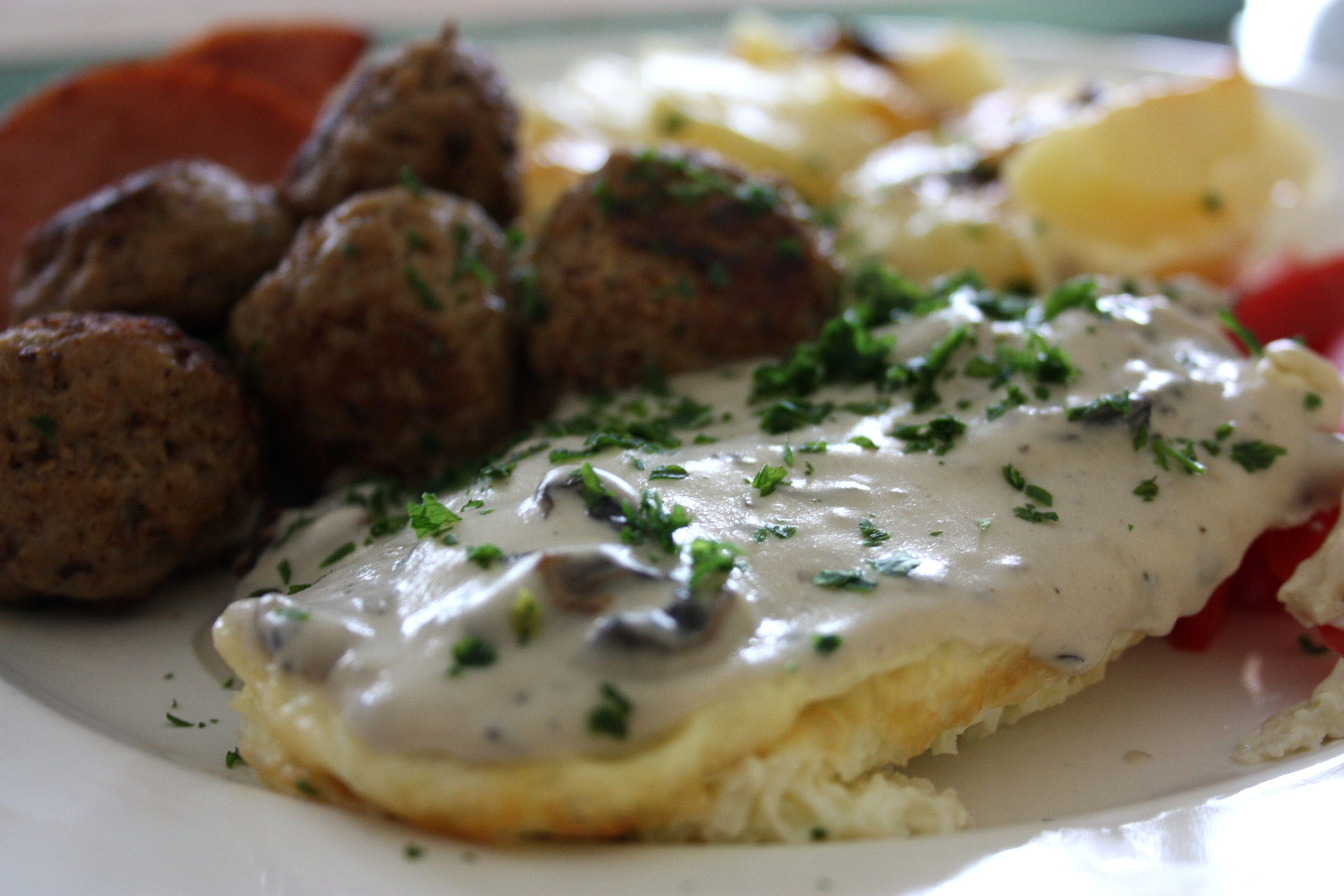 Omelett Jansson Köttbullar | Madame Edith | Allt om Mat