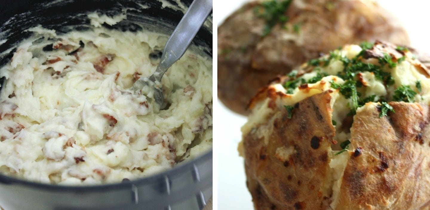 Bakpotatis med knaperstekt bacon | Madame Edith | Allt om Mat