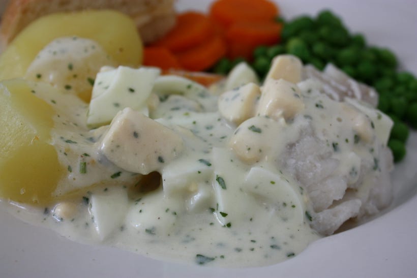 Kokt torsk med äggsås | Madame Edith | Allt om Mat
