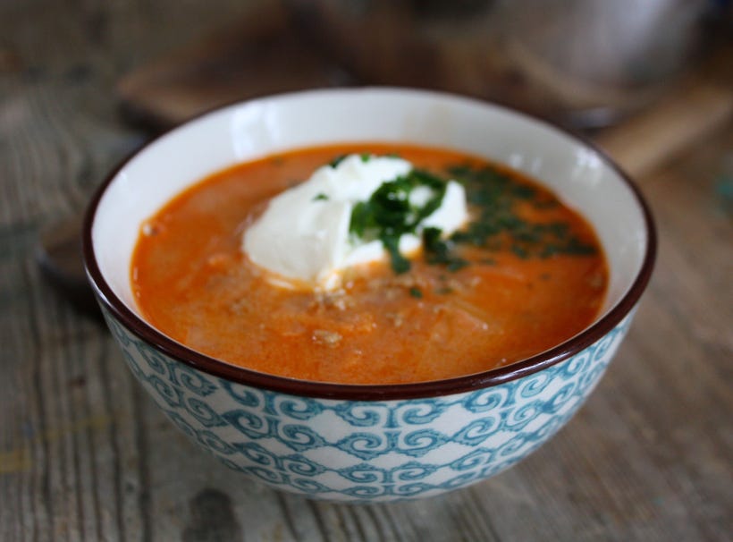 Mustig köttfärssoppa med vitkål | Madame Edith | Allt om Mat