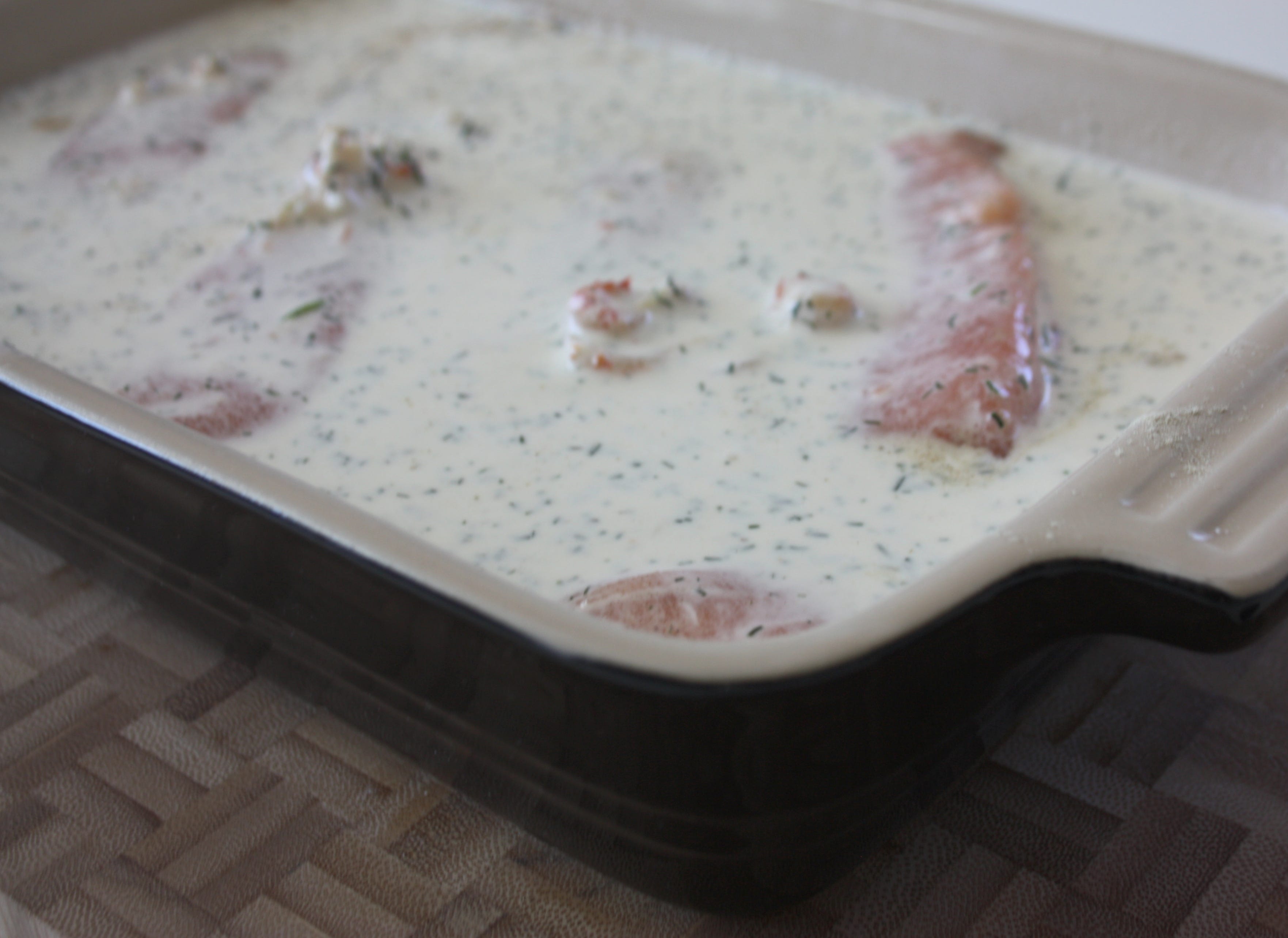 Lax med sås av kräftost | Madame Edith | Allt om Mat