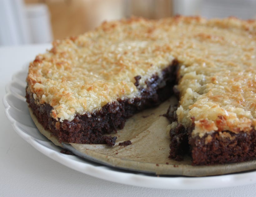 Världens godaste kokostoscakladdkaka | Madame Edith | Allt om Mat