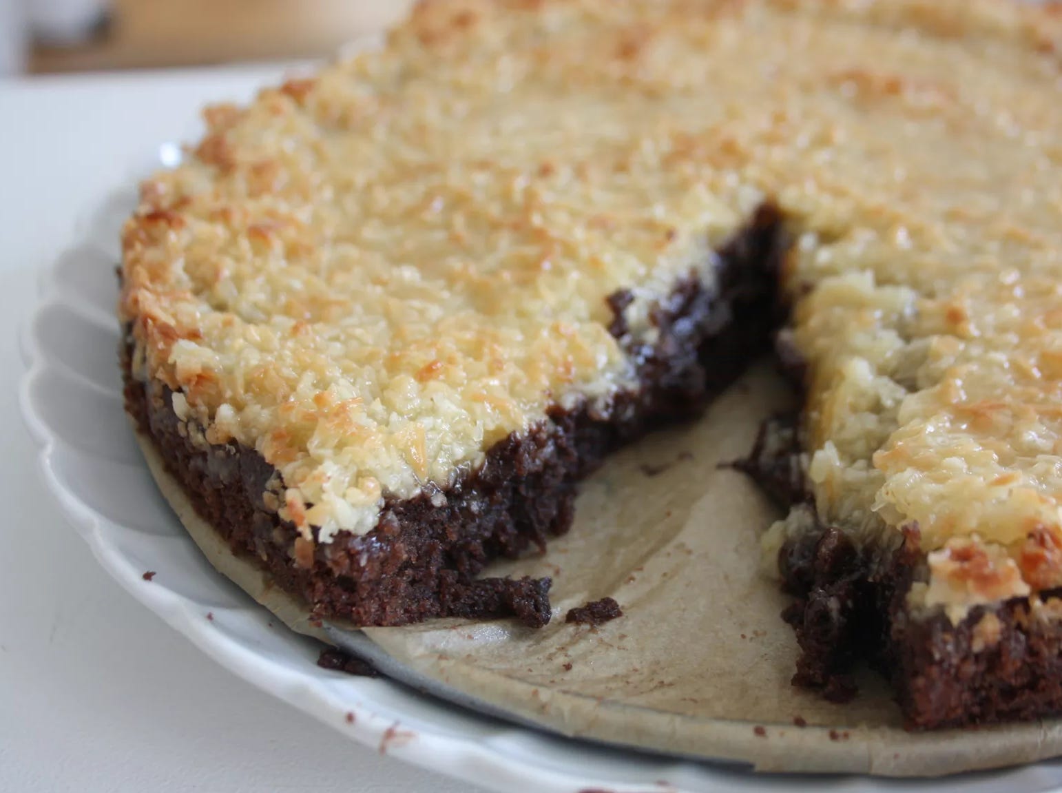 Kladdkaka med kokostosca | Madame Edith | Allt om Mat