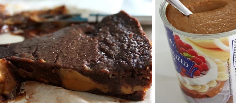 Fantastisk kladdkaka med dulce de... | Madame Edith | Allt om Mat