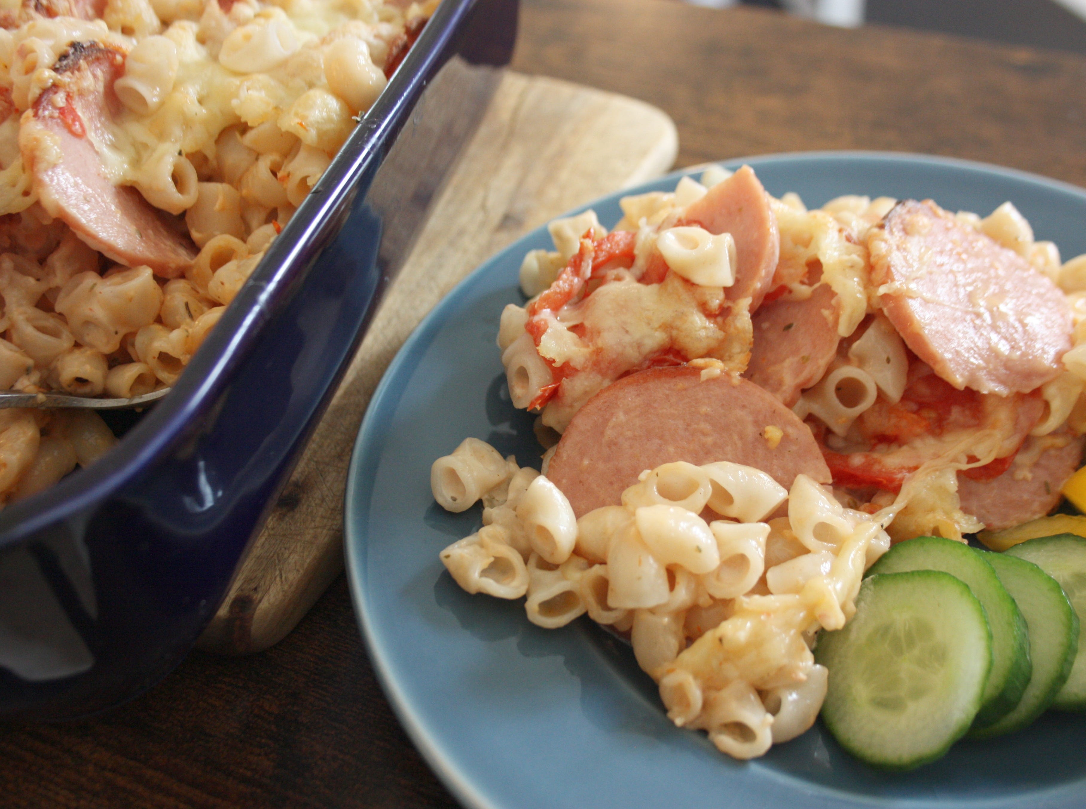Pastagratäng med korv | Madame Edith | Allt om Mat