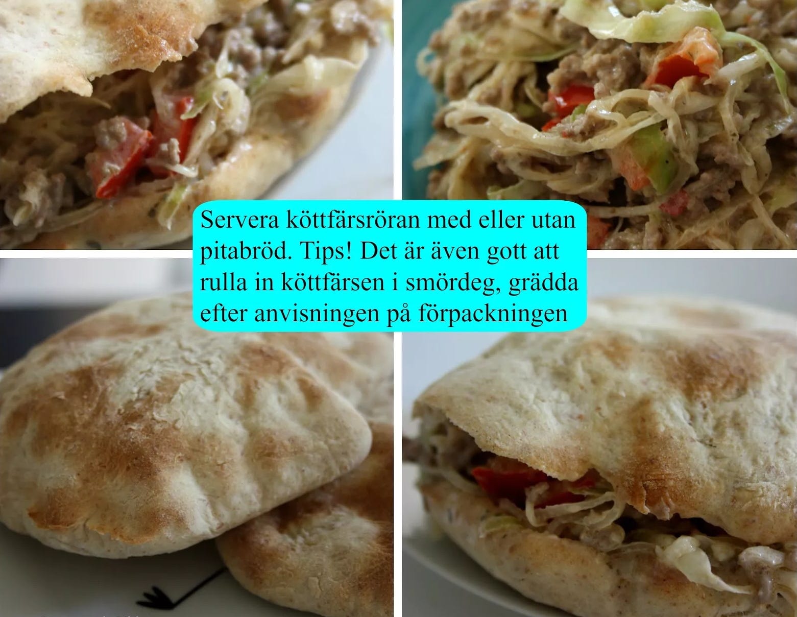 Fyllning till pitabröd | Madame Edith | Allt om Mat