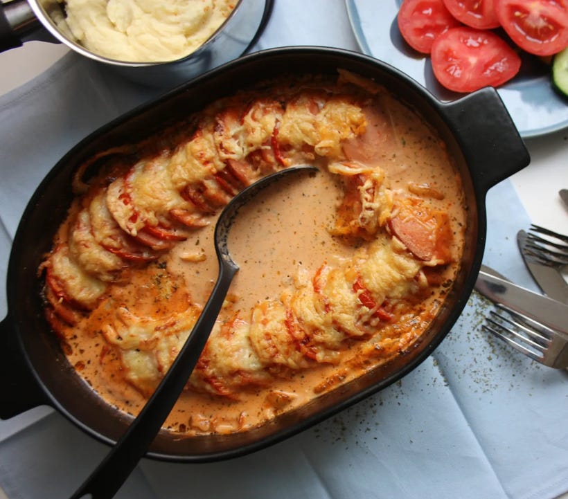 Recept med falukorv | Madame Edith | Allt om Mat