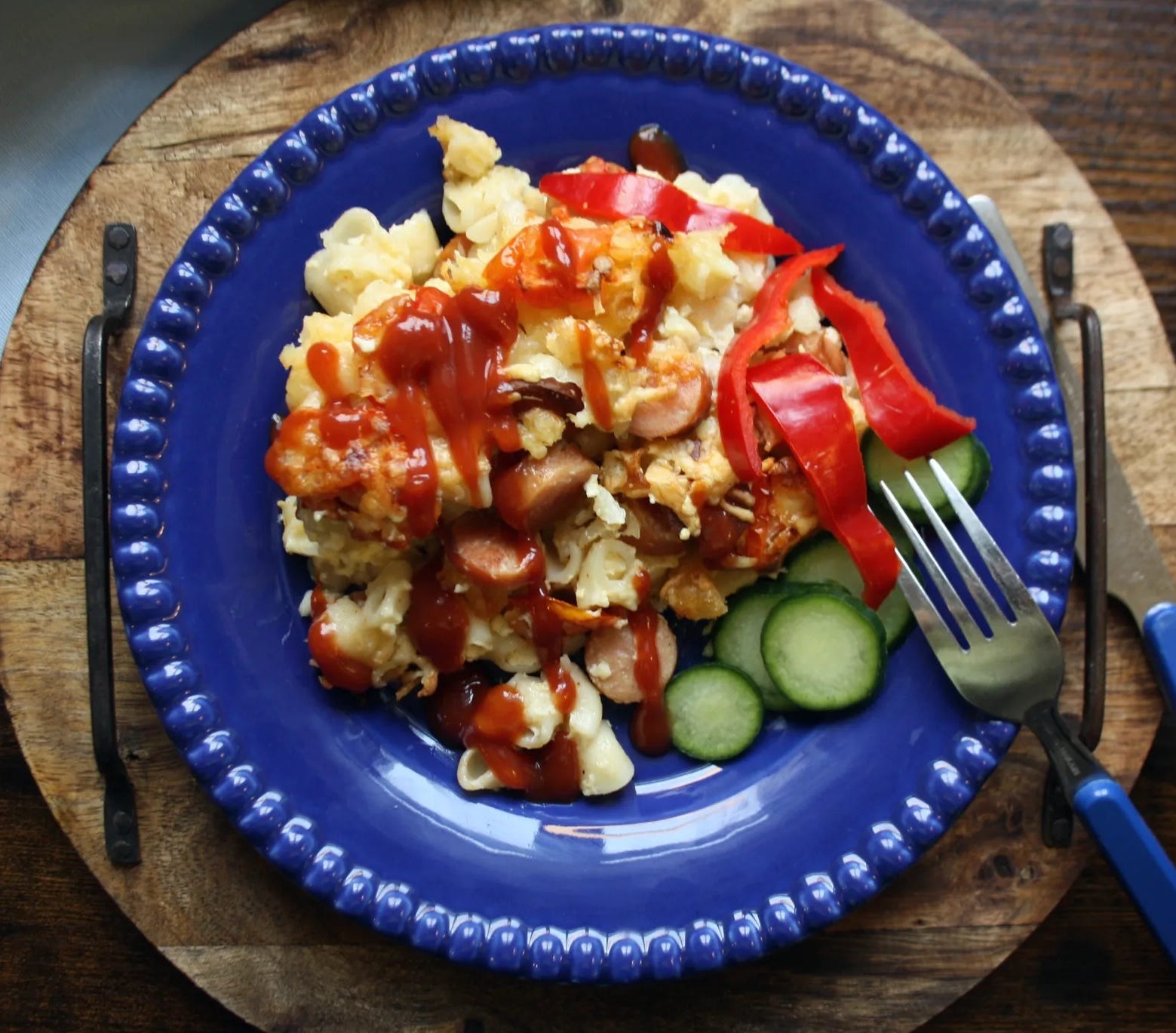 Makaronipudding med korv | Madame Edith | Allt om Mat