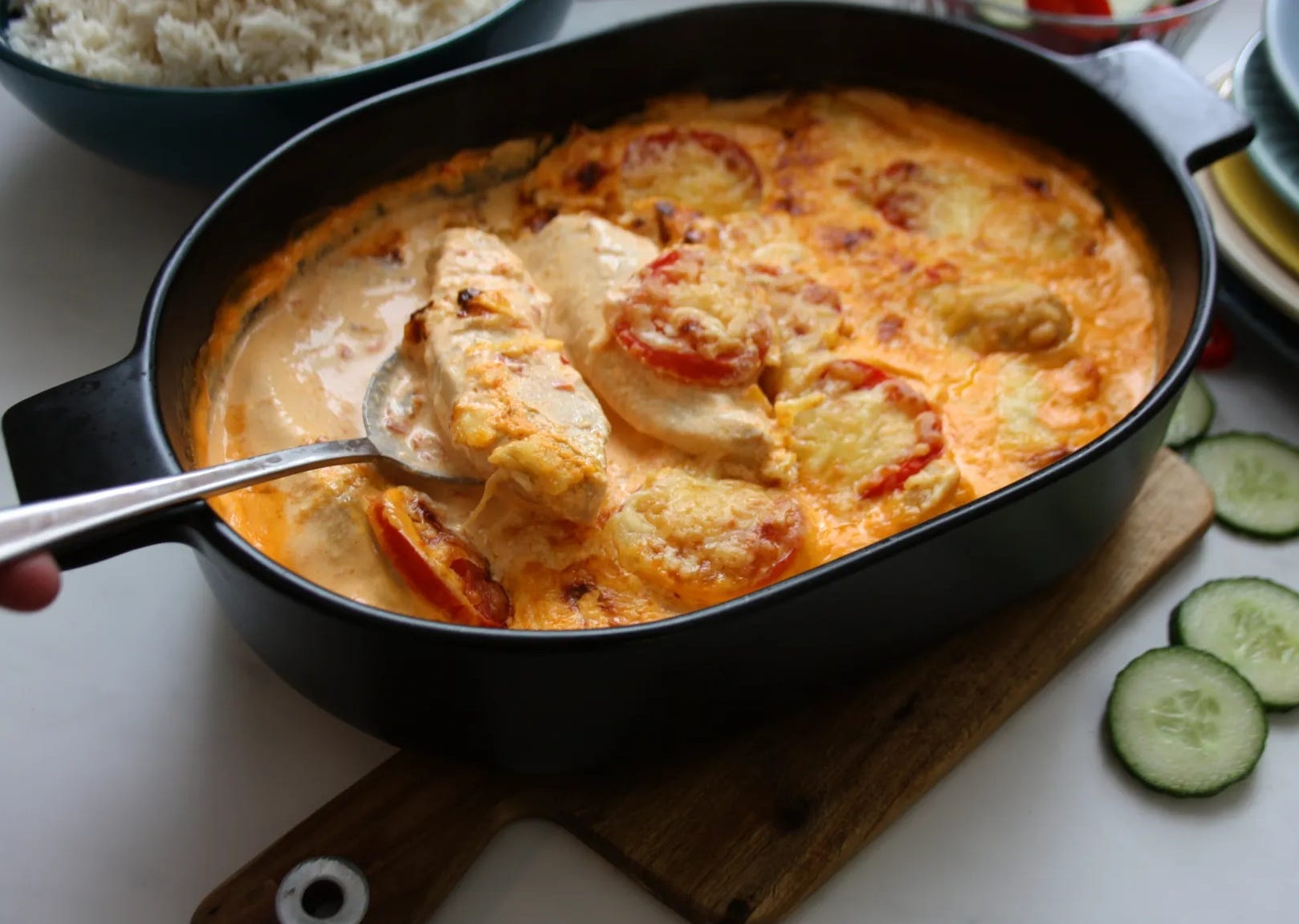 Kyckling med ajvar | Madame Edith | Allt om Mat