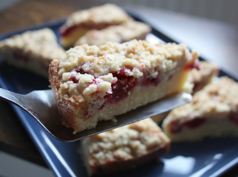 Recept på god kaka med hallon och... | Madame Edith | Allt om Mat