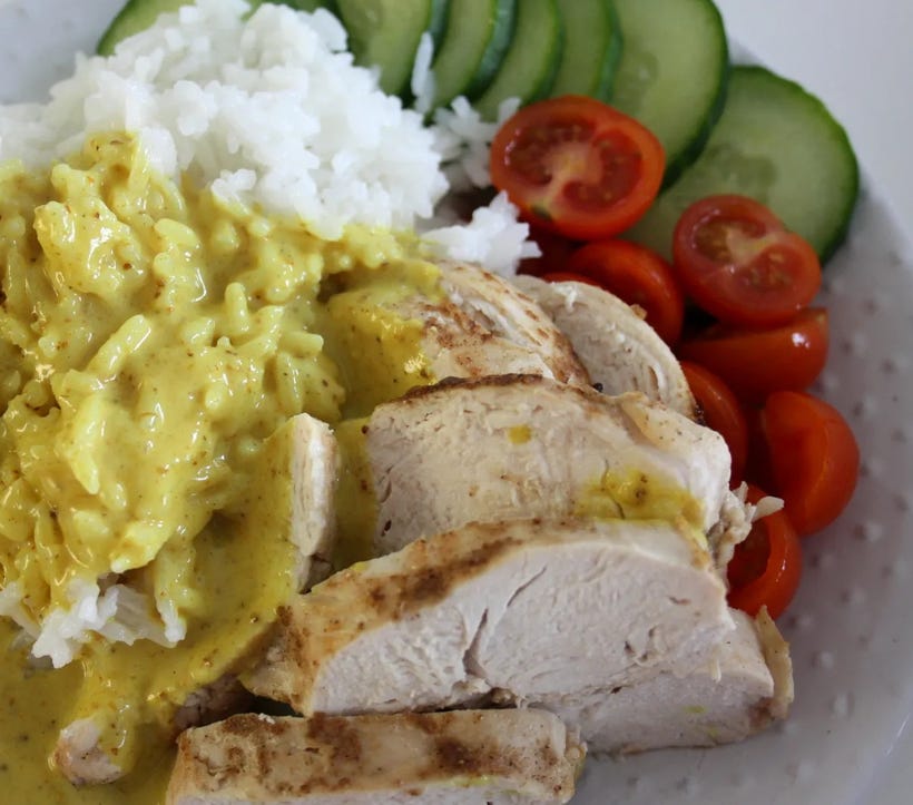 Recept på god kyckling med currysås | Madame Edith | Allt om Mat