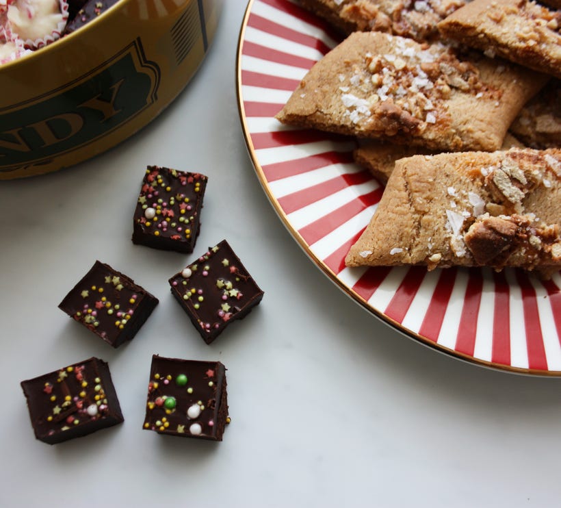 Enkelt julgodis med choklad och n... | Madame Edith | Allt om Mat