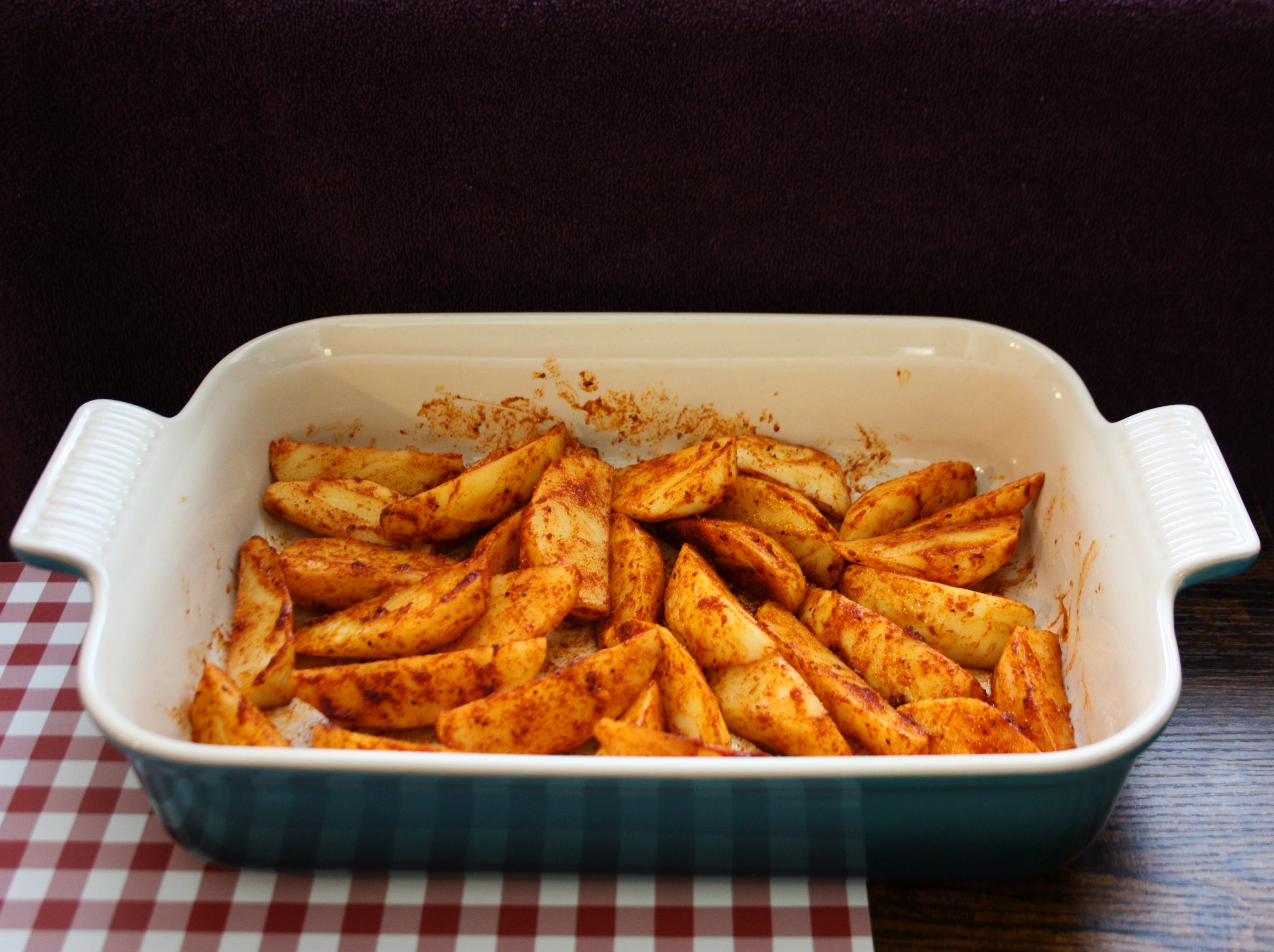 God klyftpotatis med krydda som g... | Madame Edith | Allt om Mat