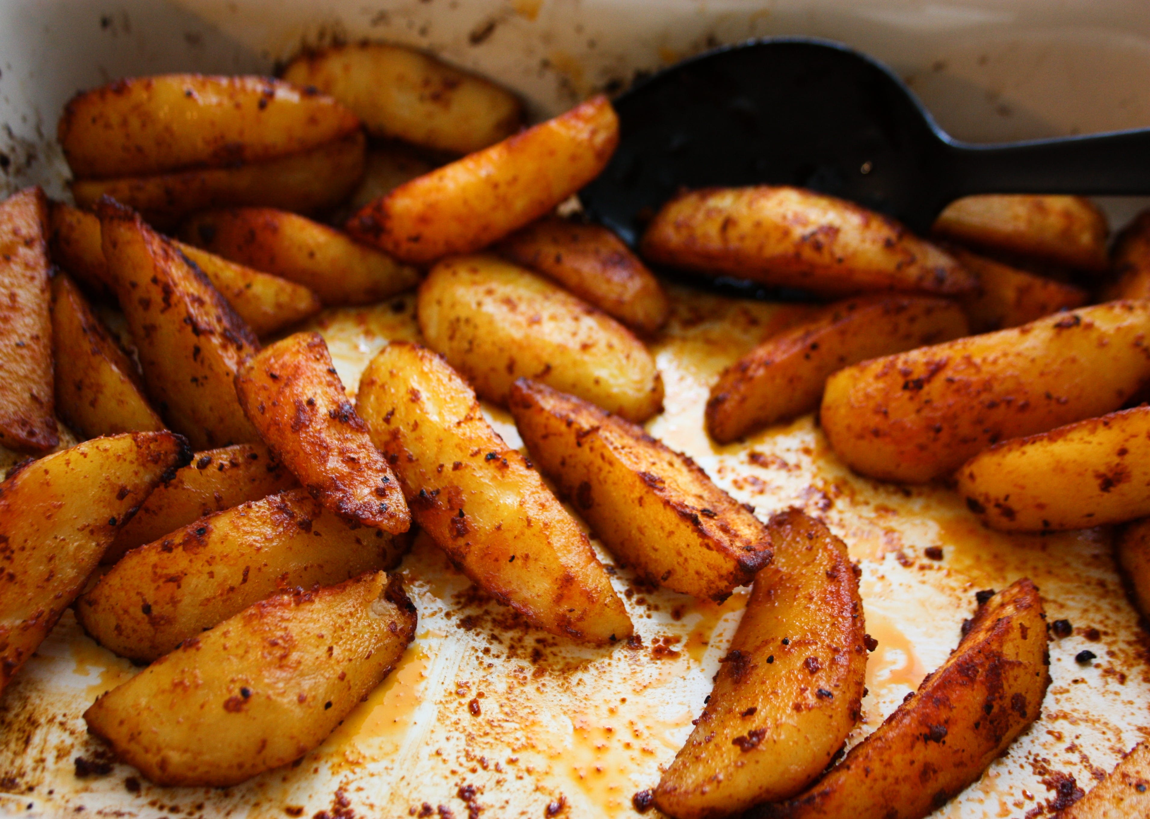 God klyftpotatis med krydda som g... | Madame Edith | Allt om Mat