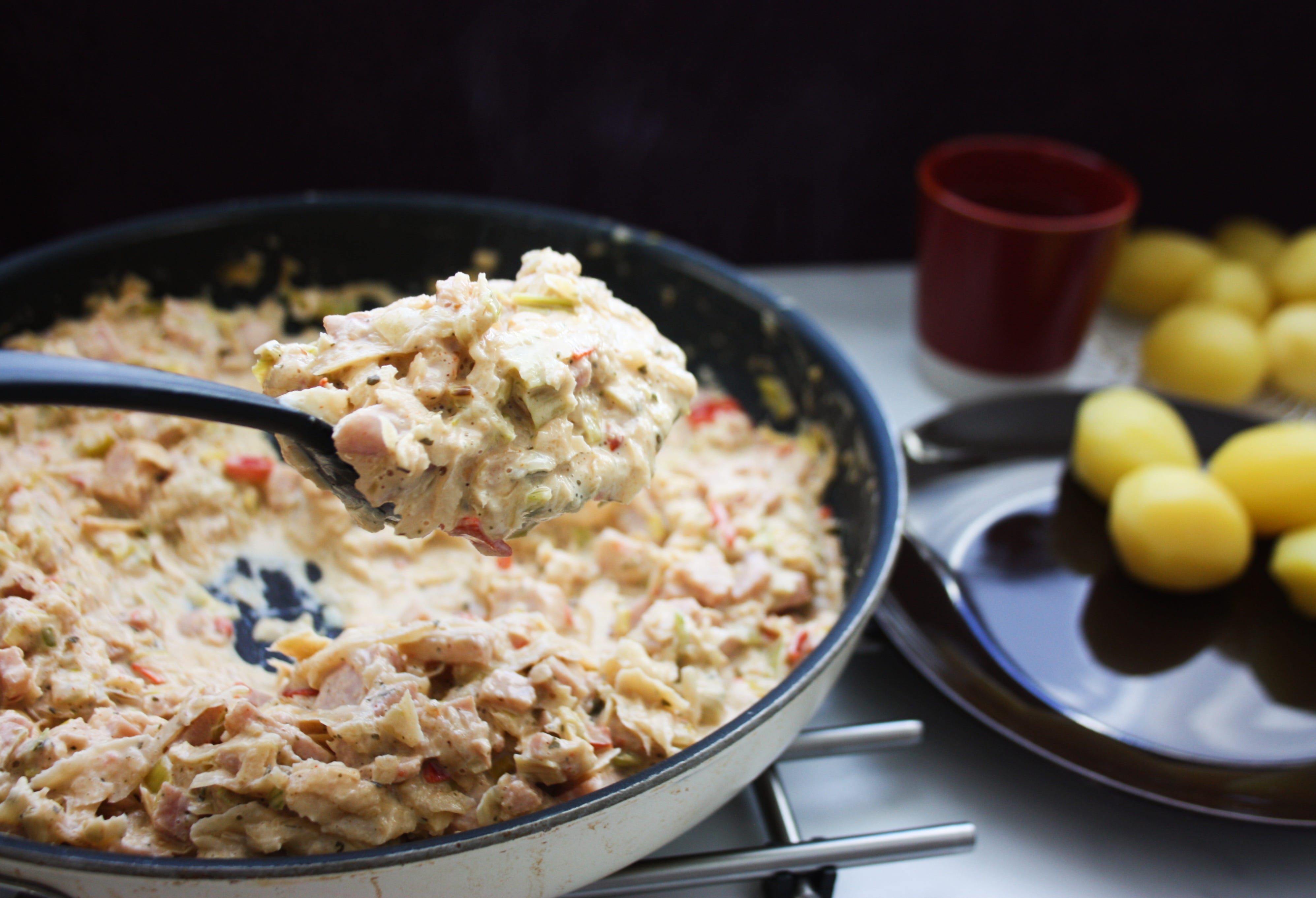 Enkel gryta med kassler och vitkål | Madame Edith | Allt om Mat