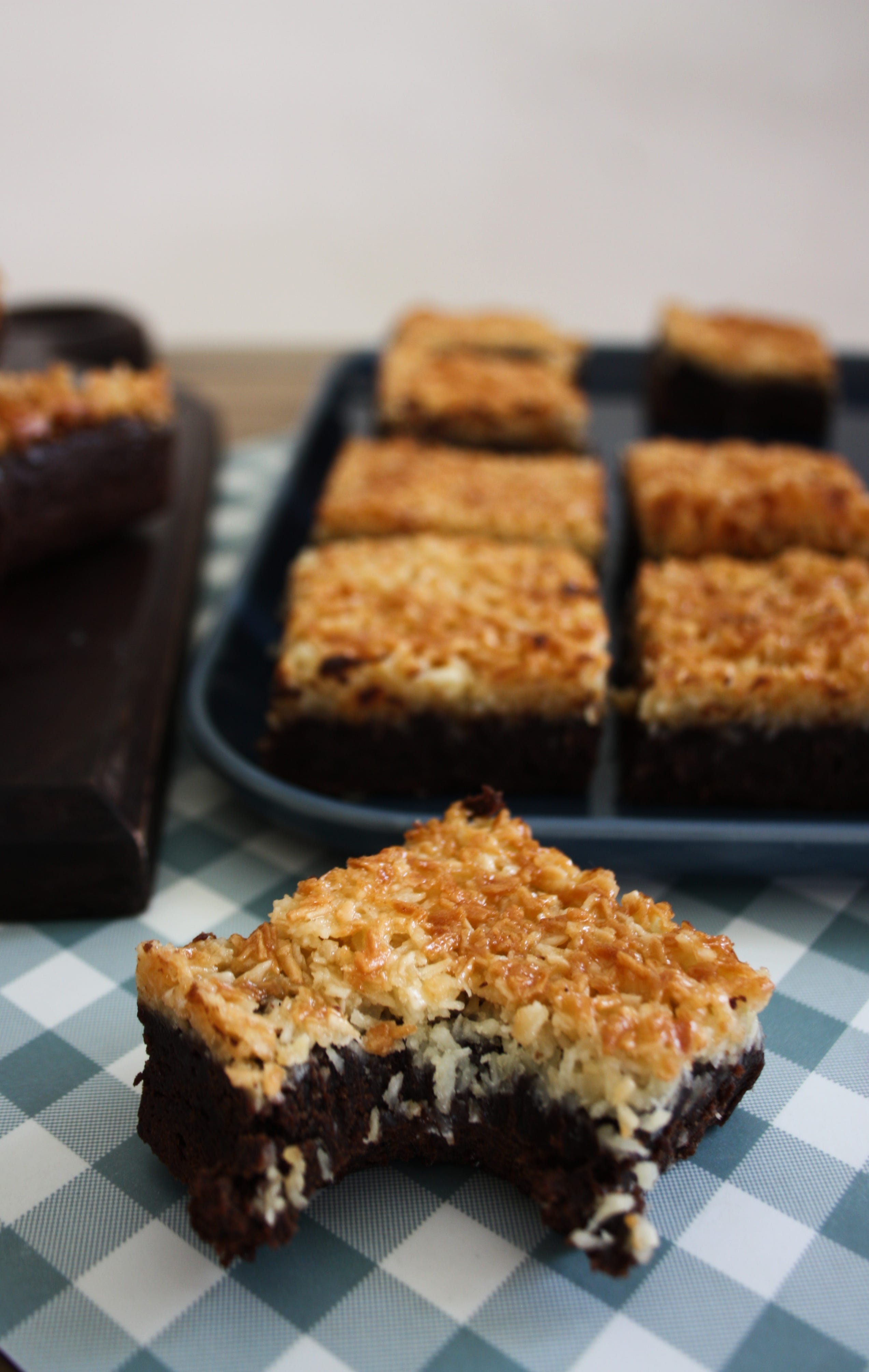 Brownie med kokostosca blir en go... | Madame Edith | Allt om Mat