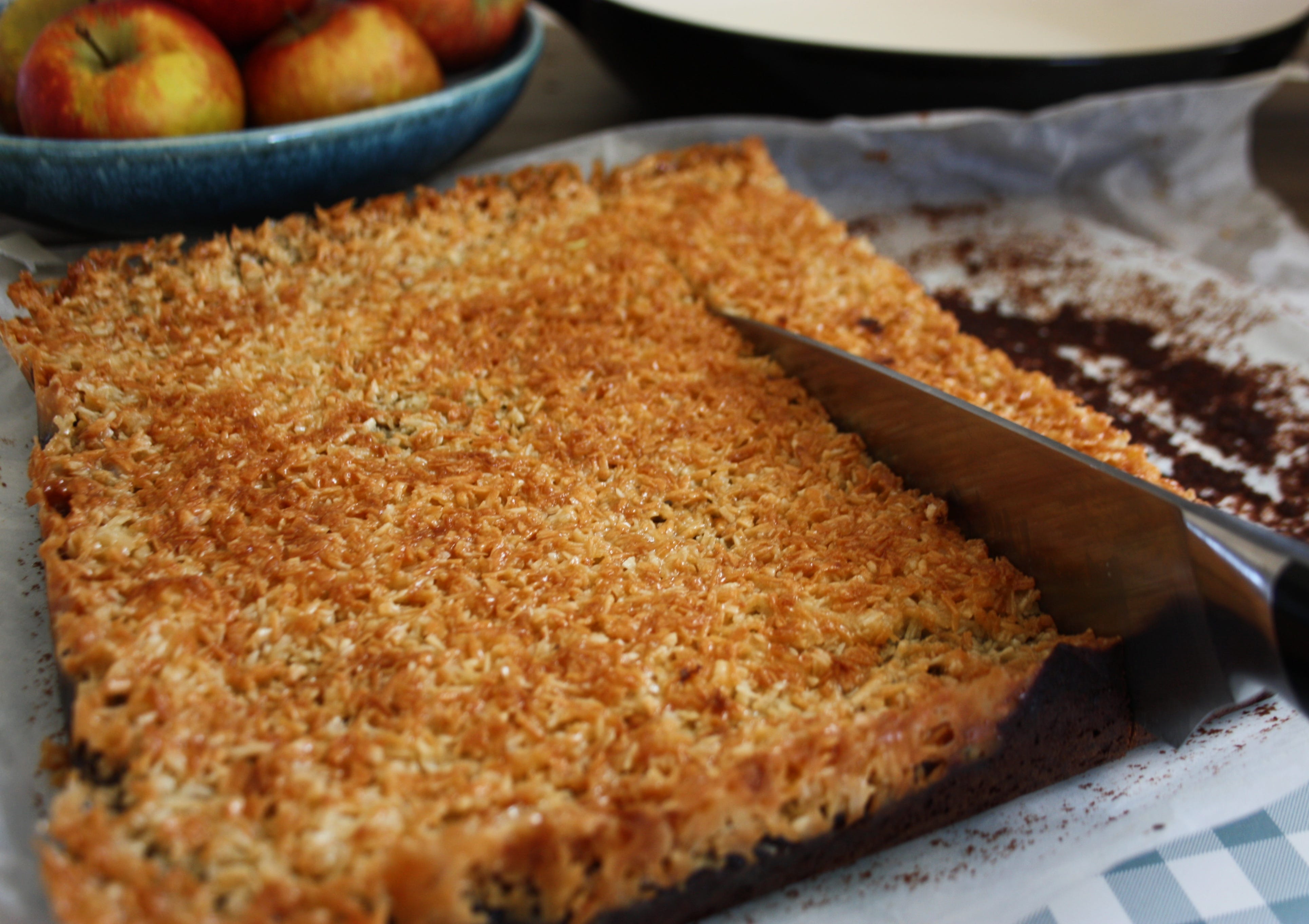 Brownie med kokostosca blir en go... | Madame Edith | Allt om Mat