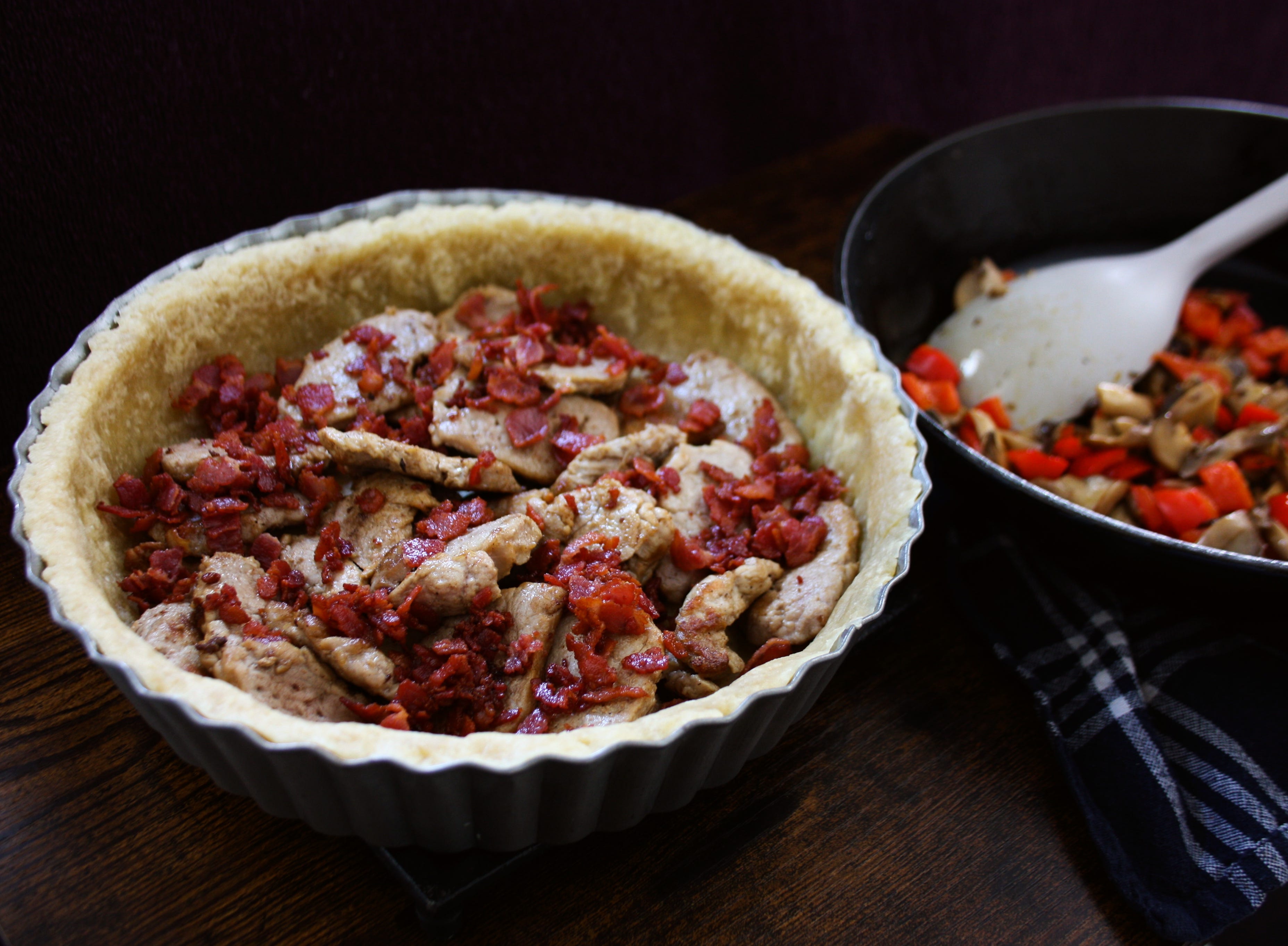 Paj med fläskfilé och bearnaisesås | Madame Edith | Allt om Mat