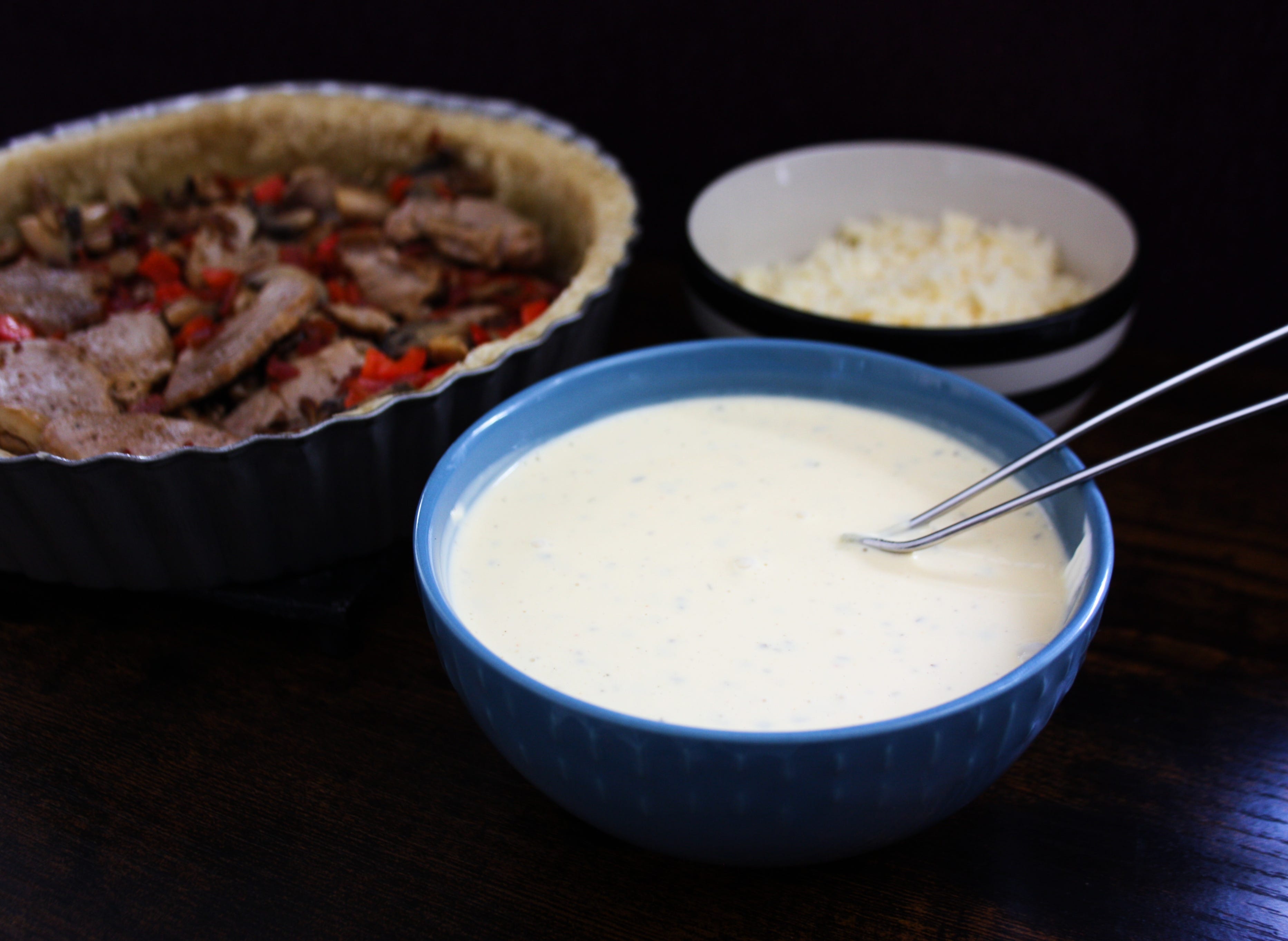 Paj med fläskfilé och bearnaisesås | Madame Edith | Allt om Mat