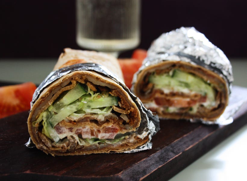 Pizzarulle med kycklingkebab – Ke... | Madame Edith | Allt om Mat