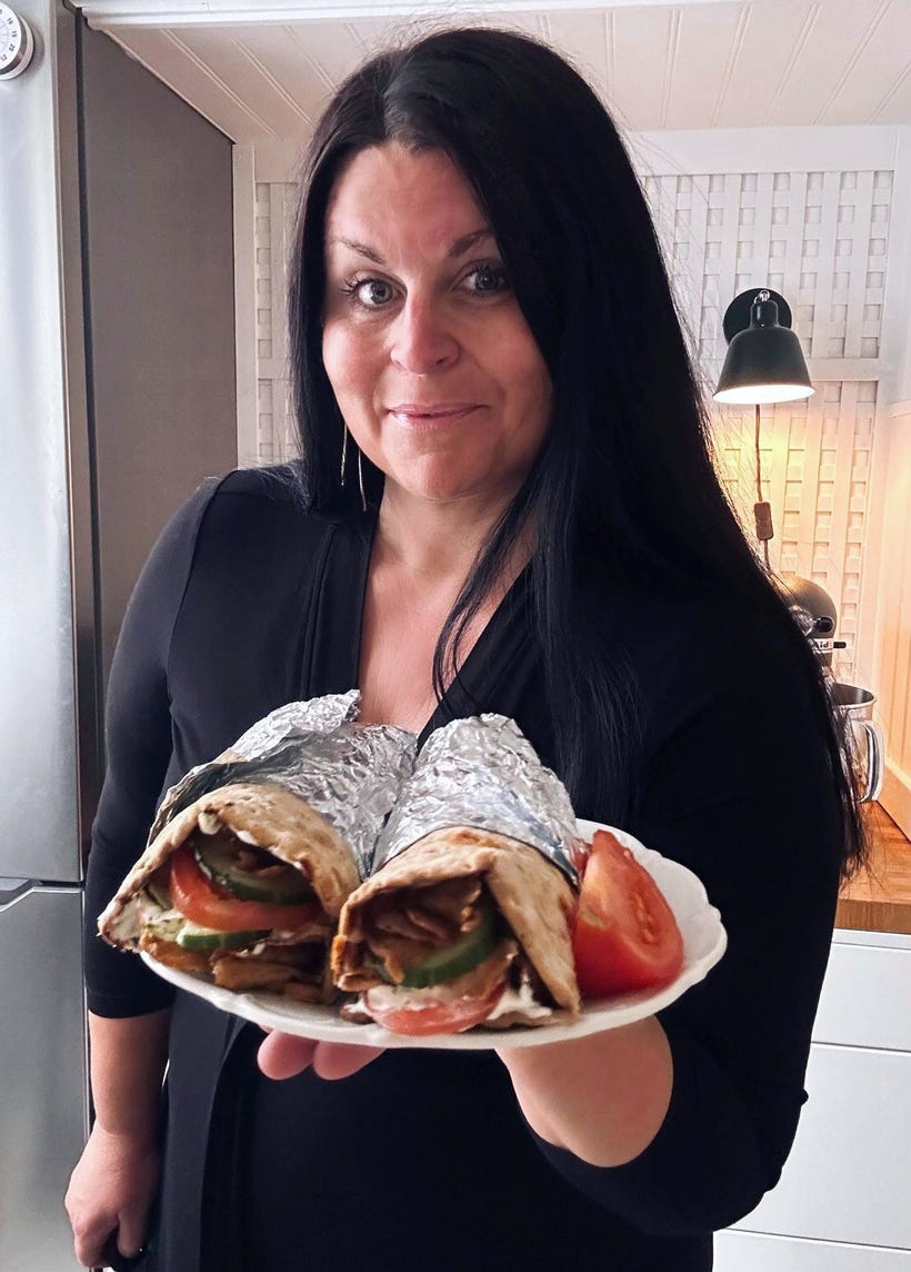 Pizzarulle med kycklingkebab – Ke... | Madame Edith | Allt om Mat