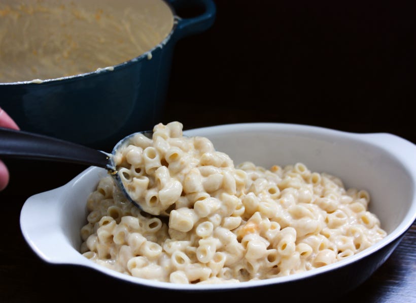 Mac n cheese med ostbågar | Madame Edith | Allt om Mat