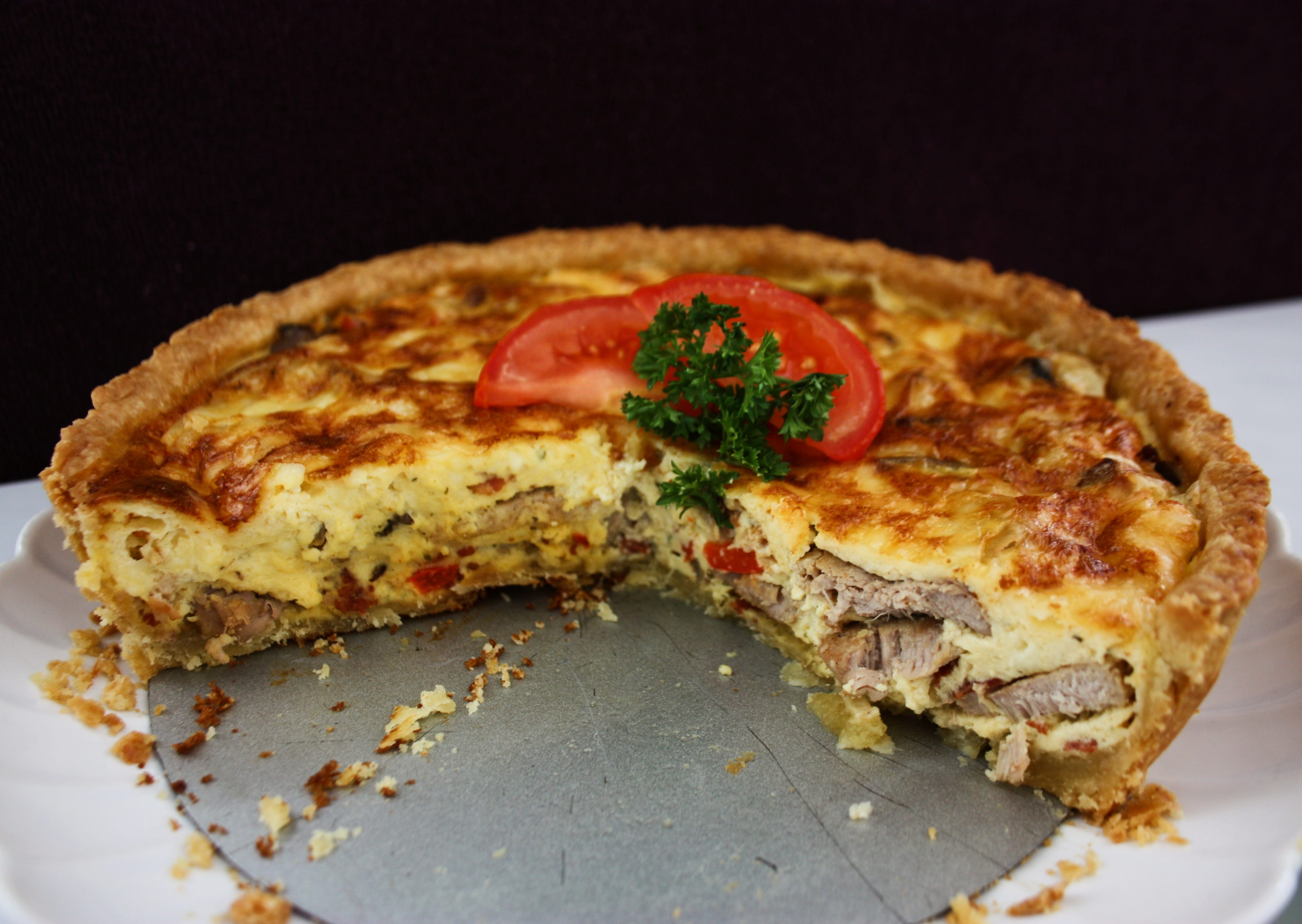 Paj med fläskfilé och bearnaisesås | Madame Edith | Allt om Mat