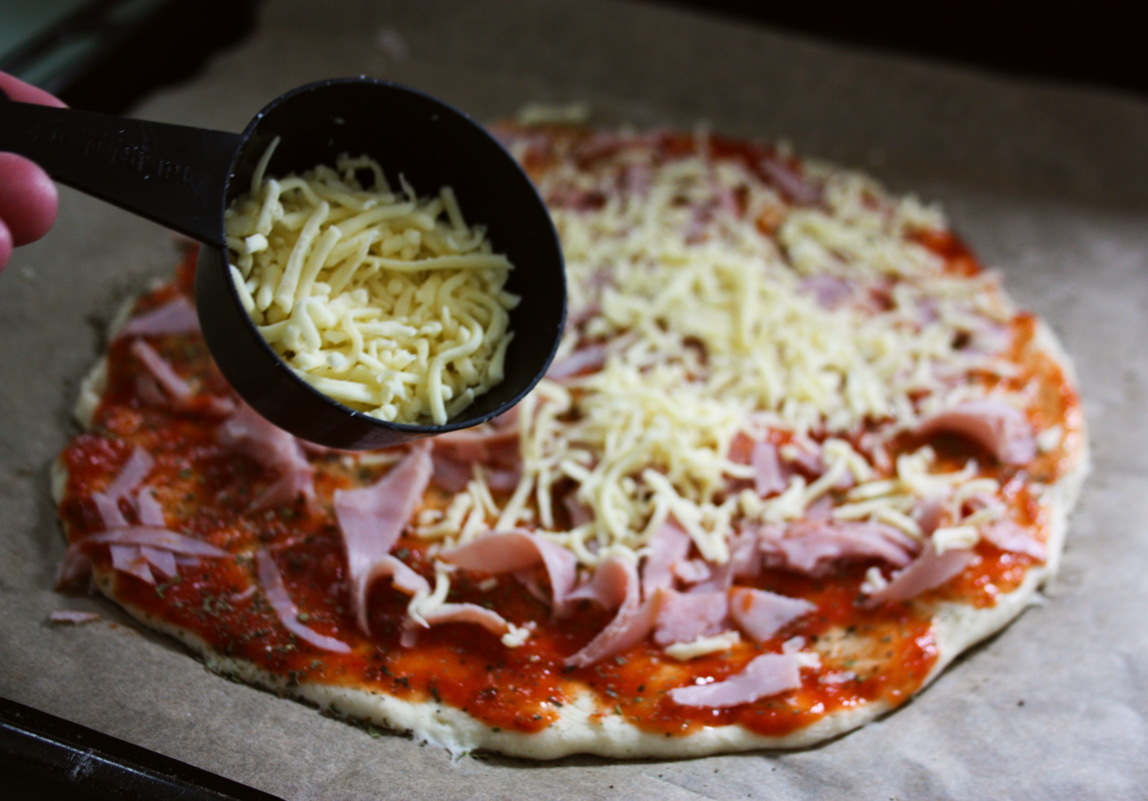 Recept på snabb bakpulverpizza – ... | Madame Edith | Allt om Mat