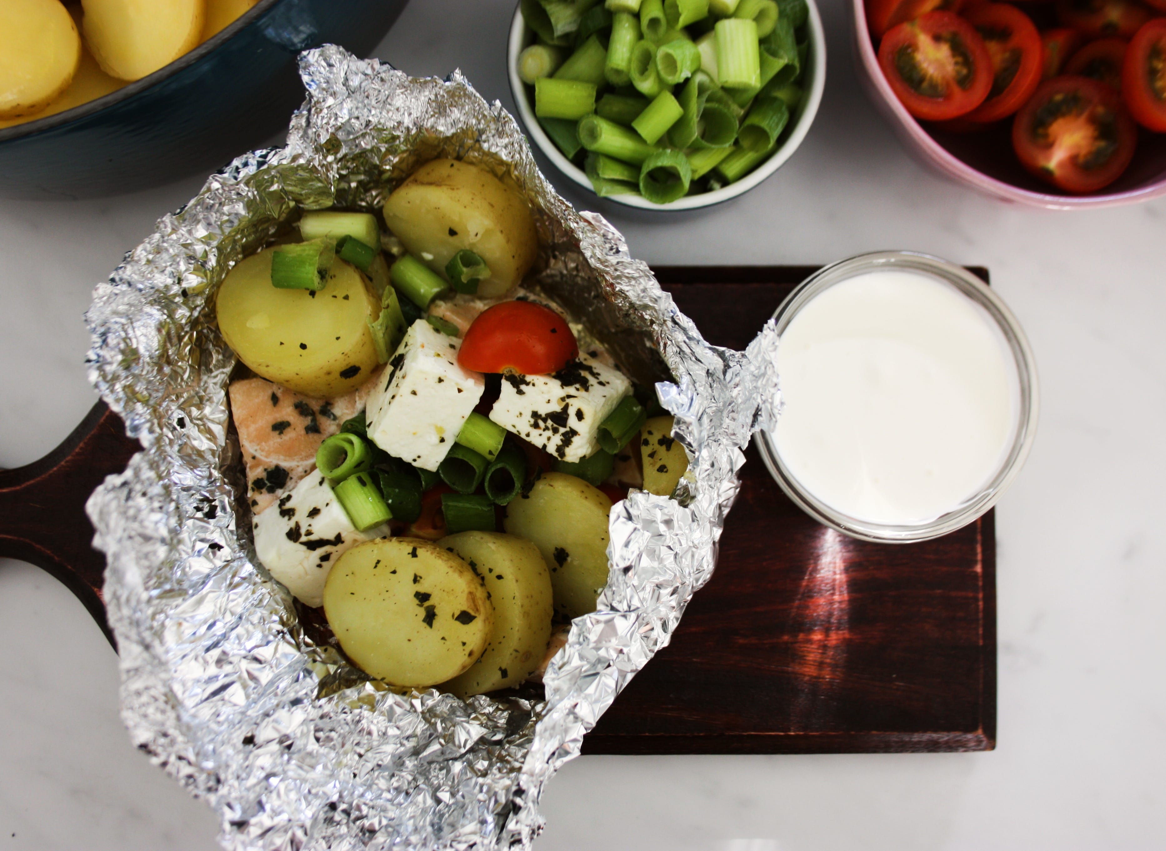 Lax i foliepaket med potatis och ... | Madame Edith | Allt om Mat