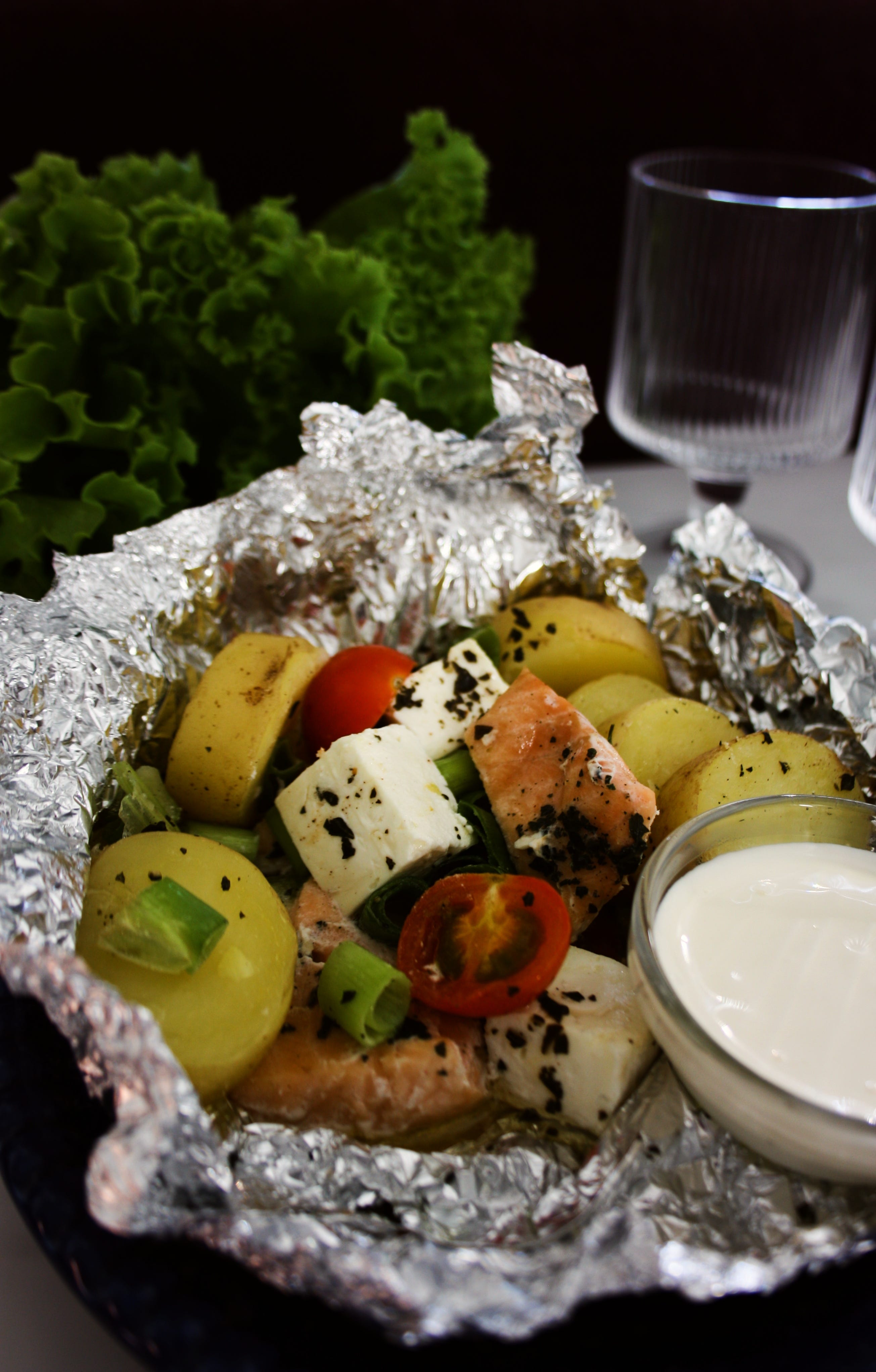 Lax i foliepaket med potatis och ... | Madame Edith | Allt om Mat