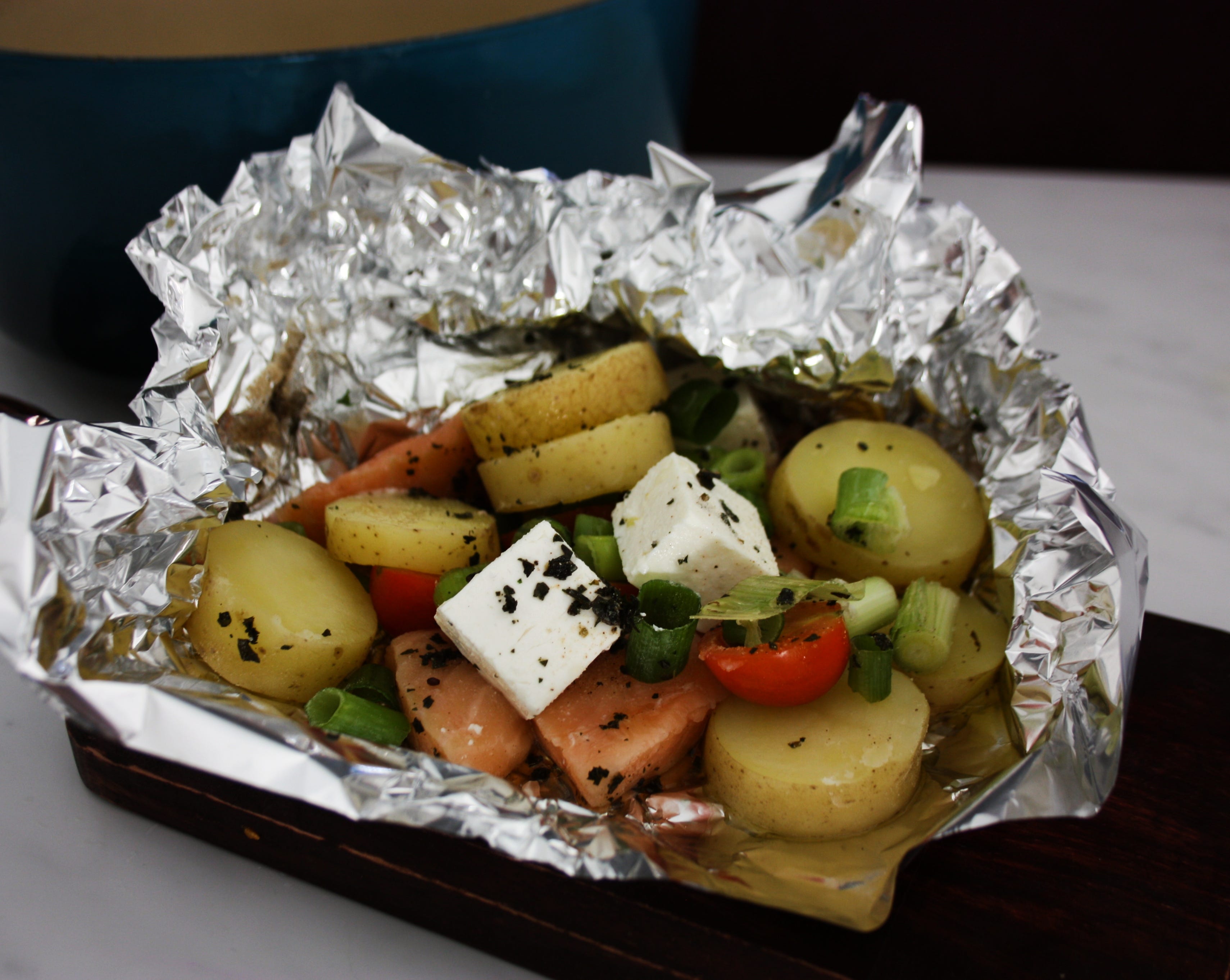 Lax i foliepaket med potatis och ... | Madame Edith | Allt om Mat