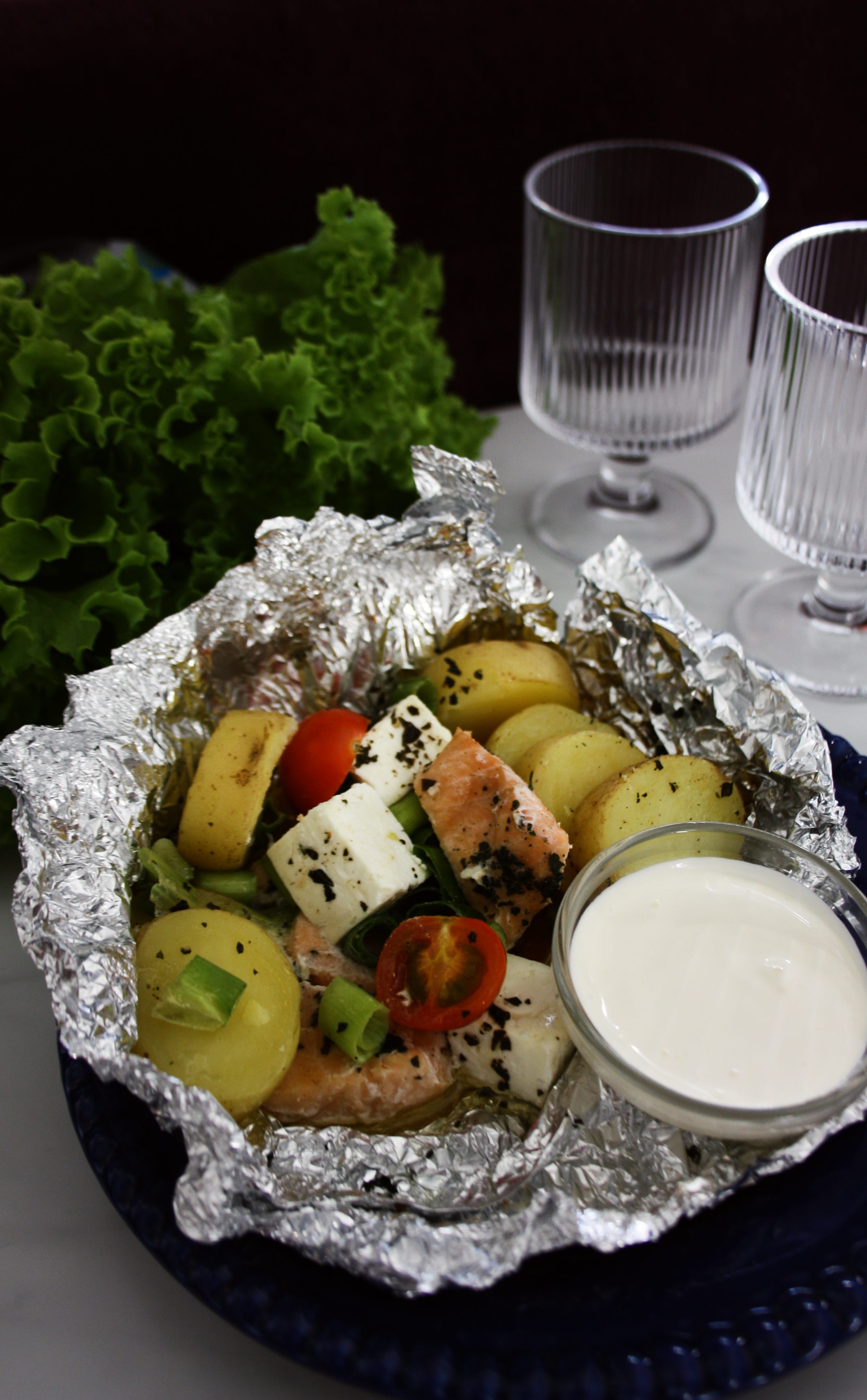 Lax i foliepaket med potatis och ... | Madame Edith | Allt om Mat