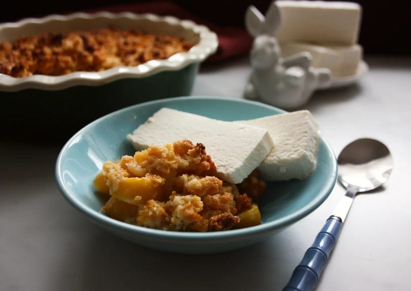 Recept på paj med persika | Madame Edith | Allt om Mat