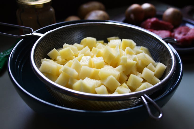Krispig råstekt potatis | Madame Edith | Allt om Mat