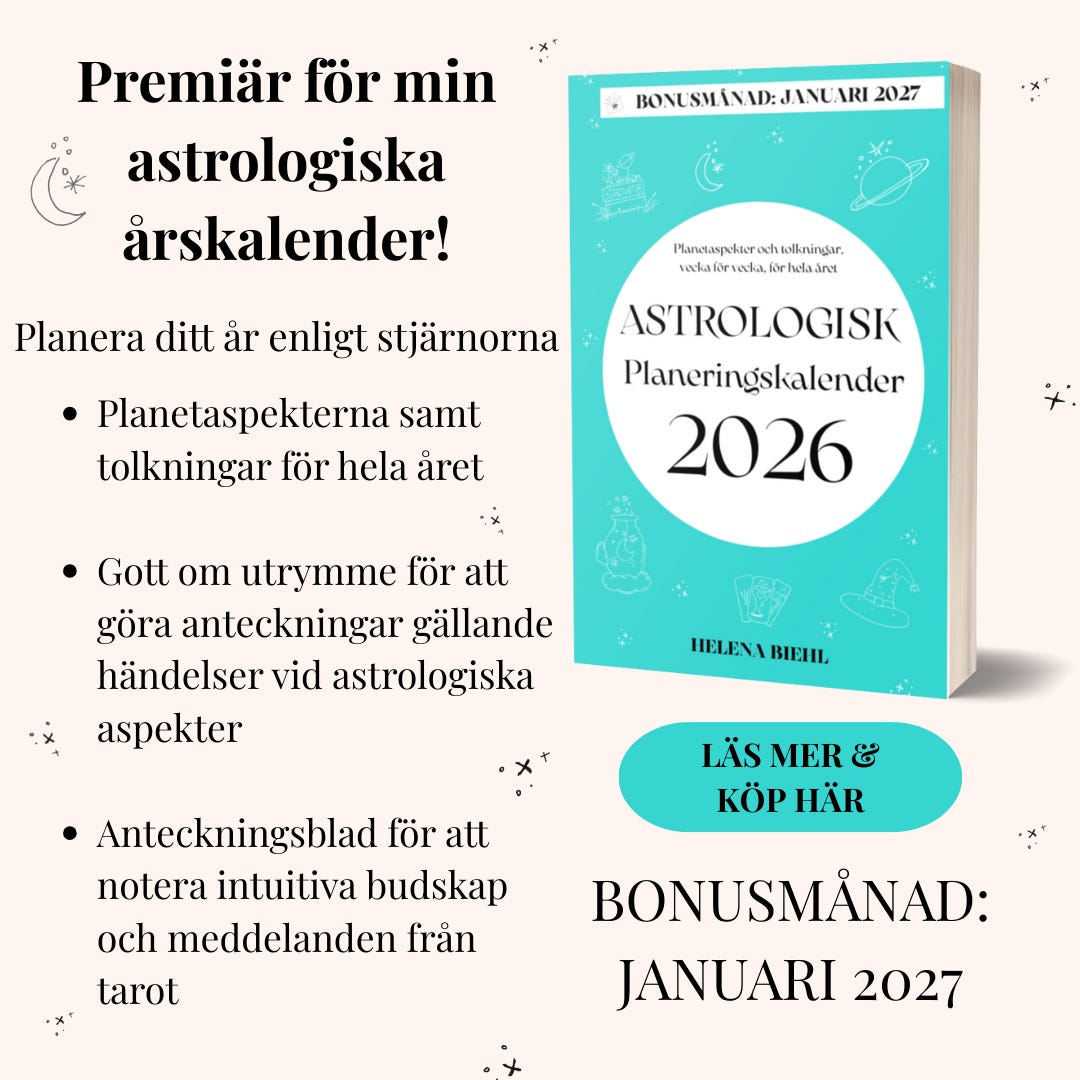 Horoskop vecka 40, 2025 | Helenas Horoskop | Amelia