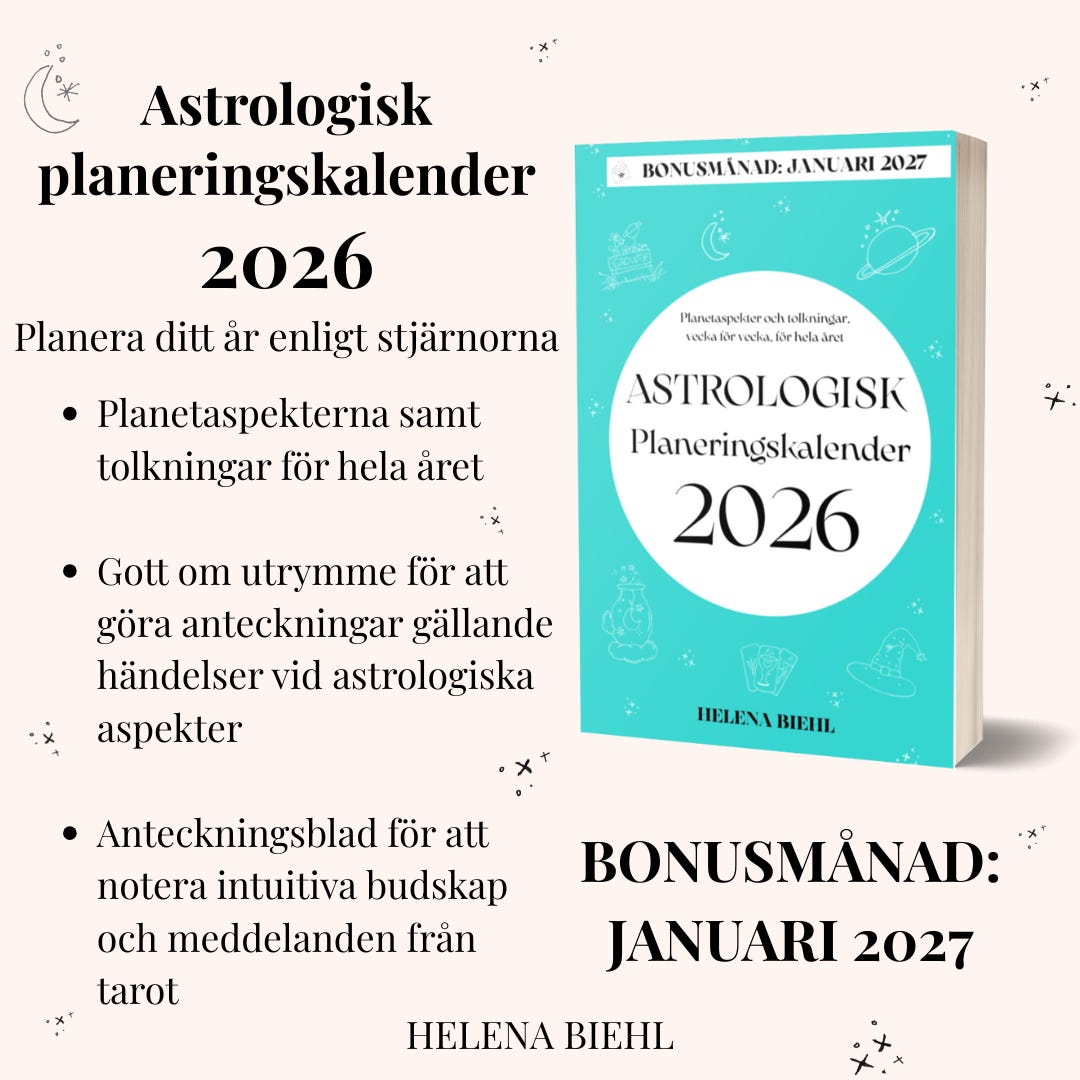 Horoskop vecka 48, 2025 | Helenas Horoskop | Amelia