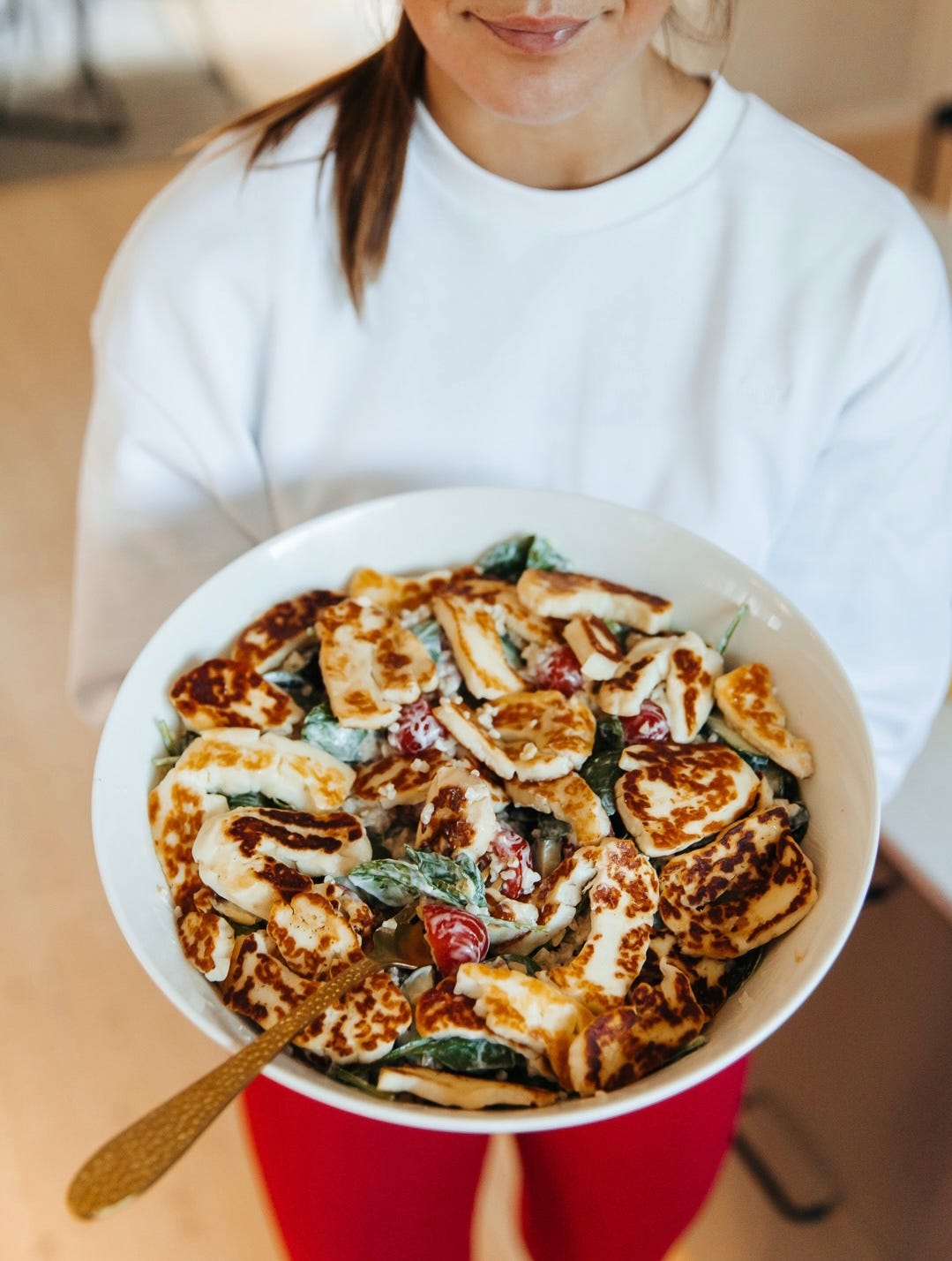 Enkel Halloumisallad i yoghurtdressing | Paula Rosas | Amelia