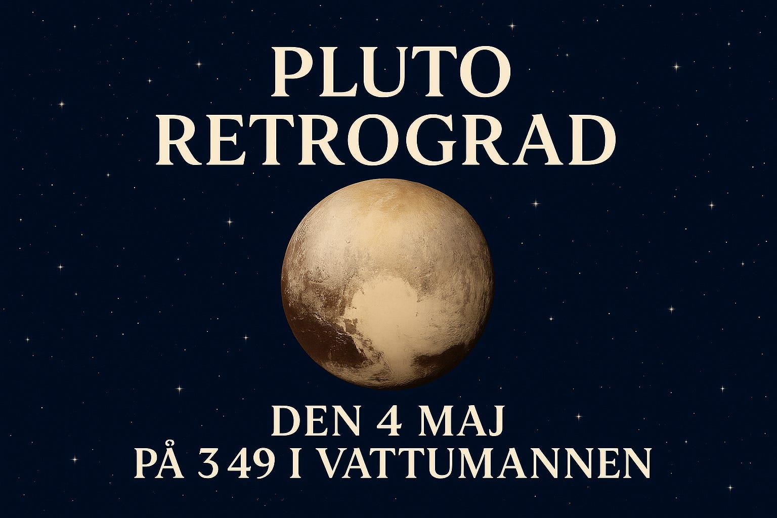 Pluto Retro | Astrobloggen | Damernas Värld