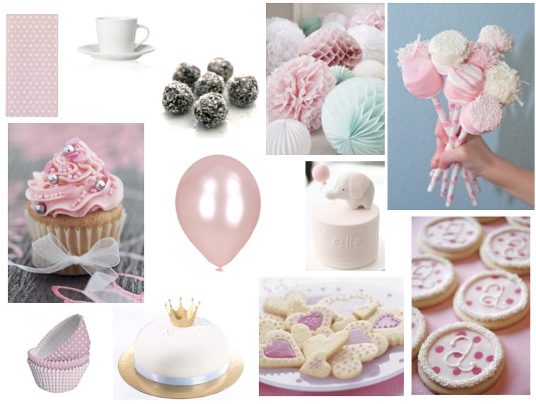 Barndop dukning dekoration flicka pojke | Simplicity | Sköna Hem