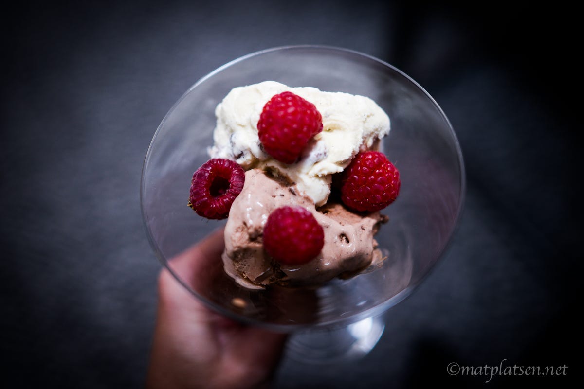 Caesarsallad med räkor och sockerfri glass | MATPLATSEN | Amelia