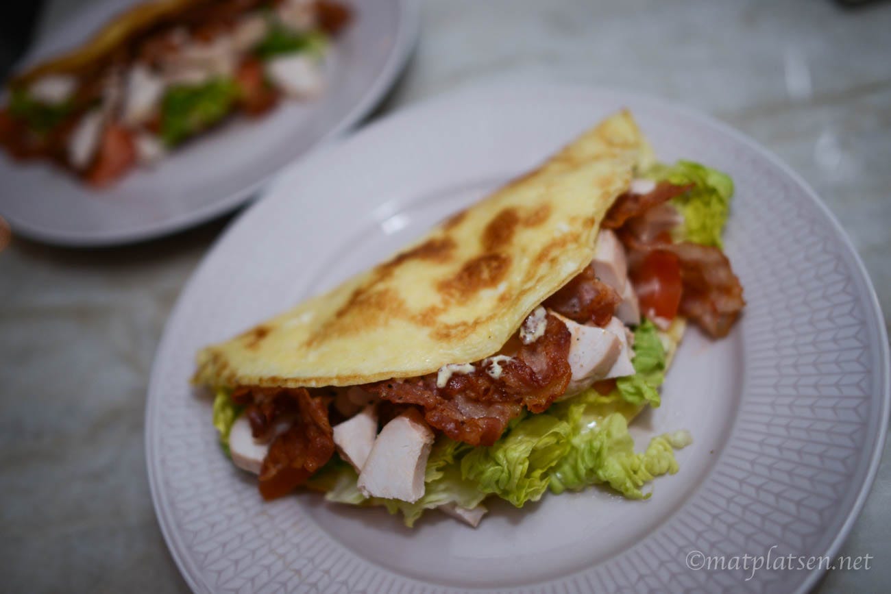 Club sandwich omelett | MATPLATSEN | Amelia