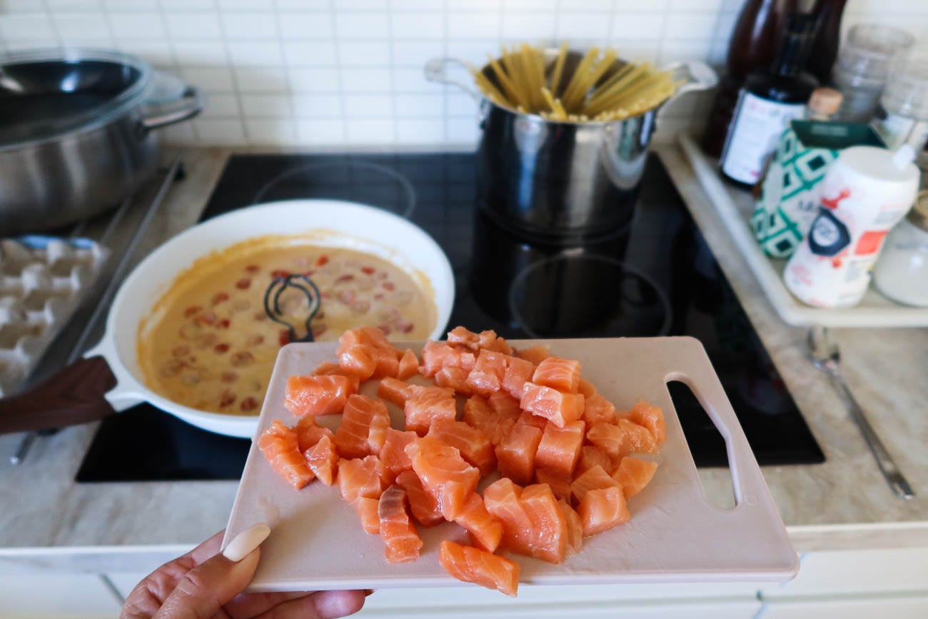 Krämig laxpasta med smak av hummer – enk... | MATPLATSEN | Amelia