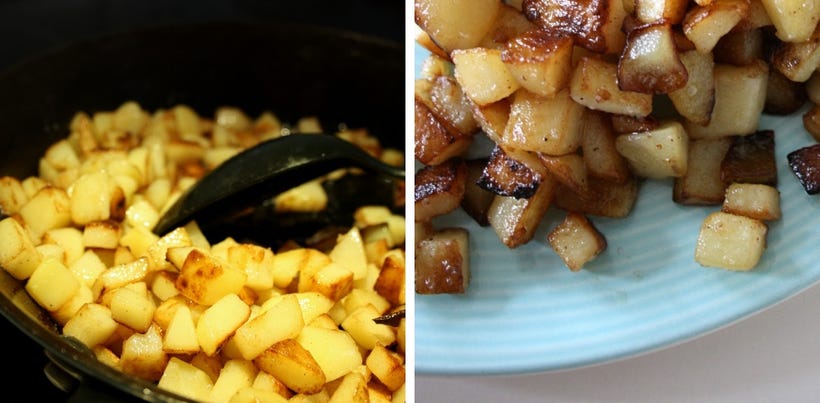 Tärnad råstekt potatis | Madame Edith | Allt om Mat