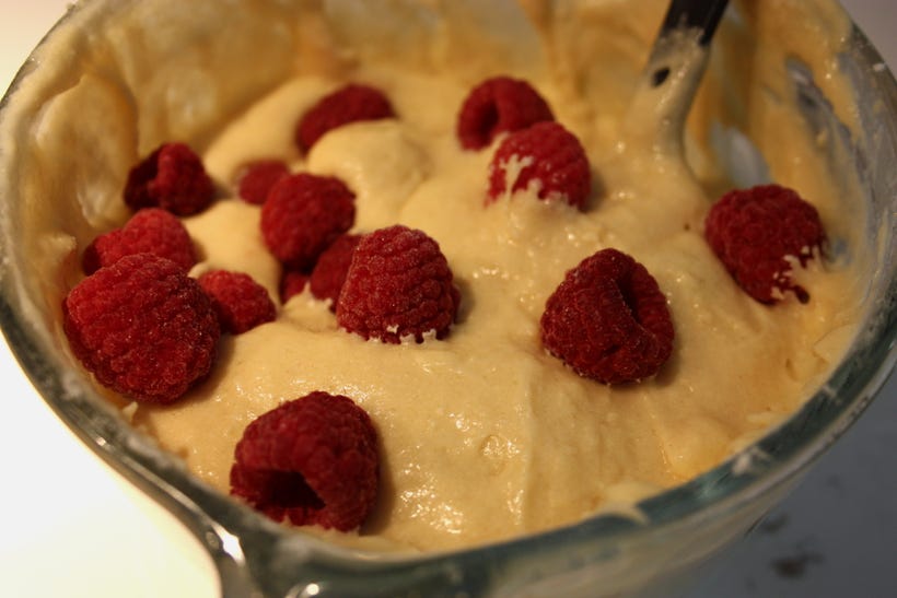 Hallonmuffins med topping | Madame Edith | Allt om Mat